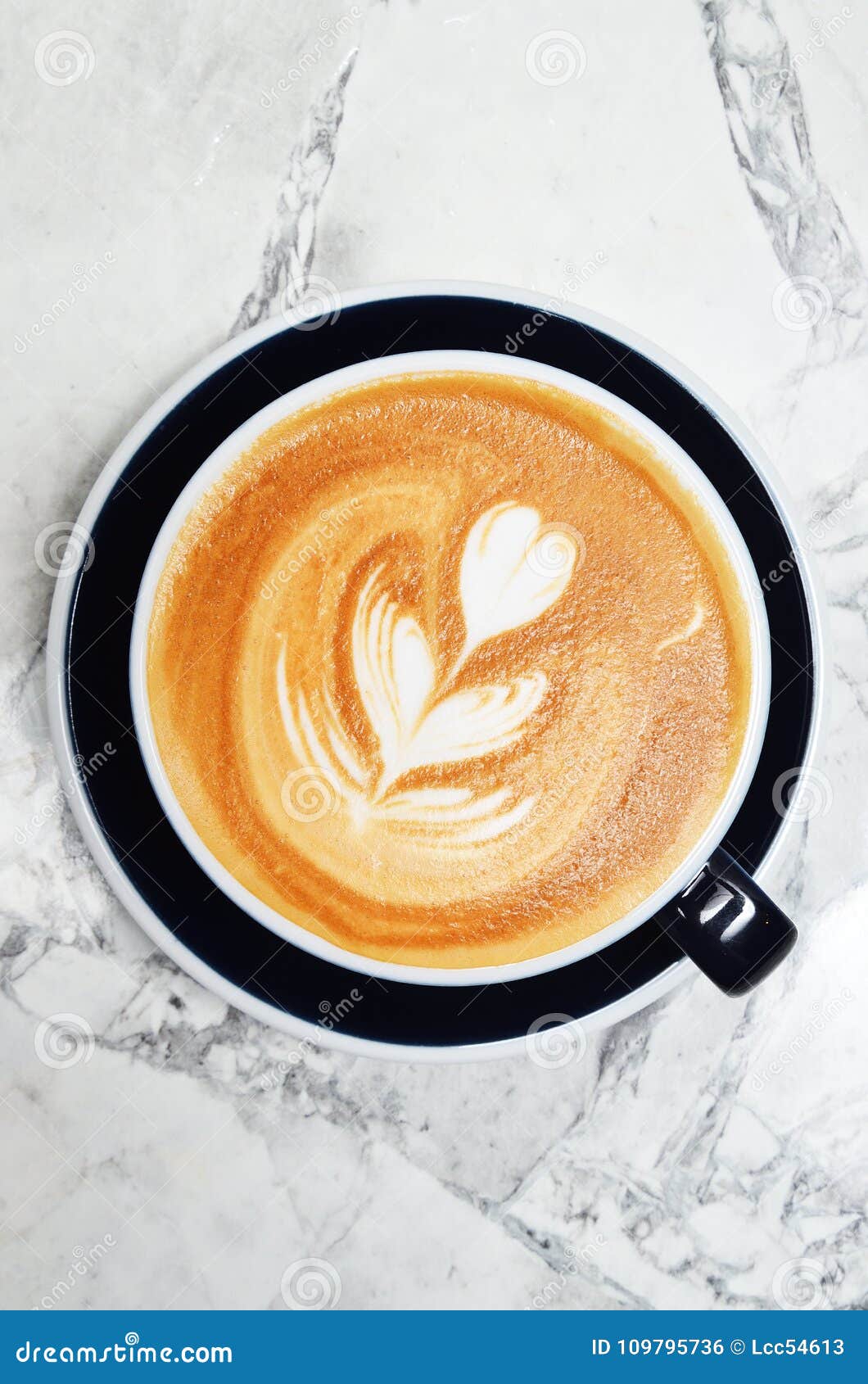 Cup of lattle stock photo. Image of cream, latte, warm - 109795736