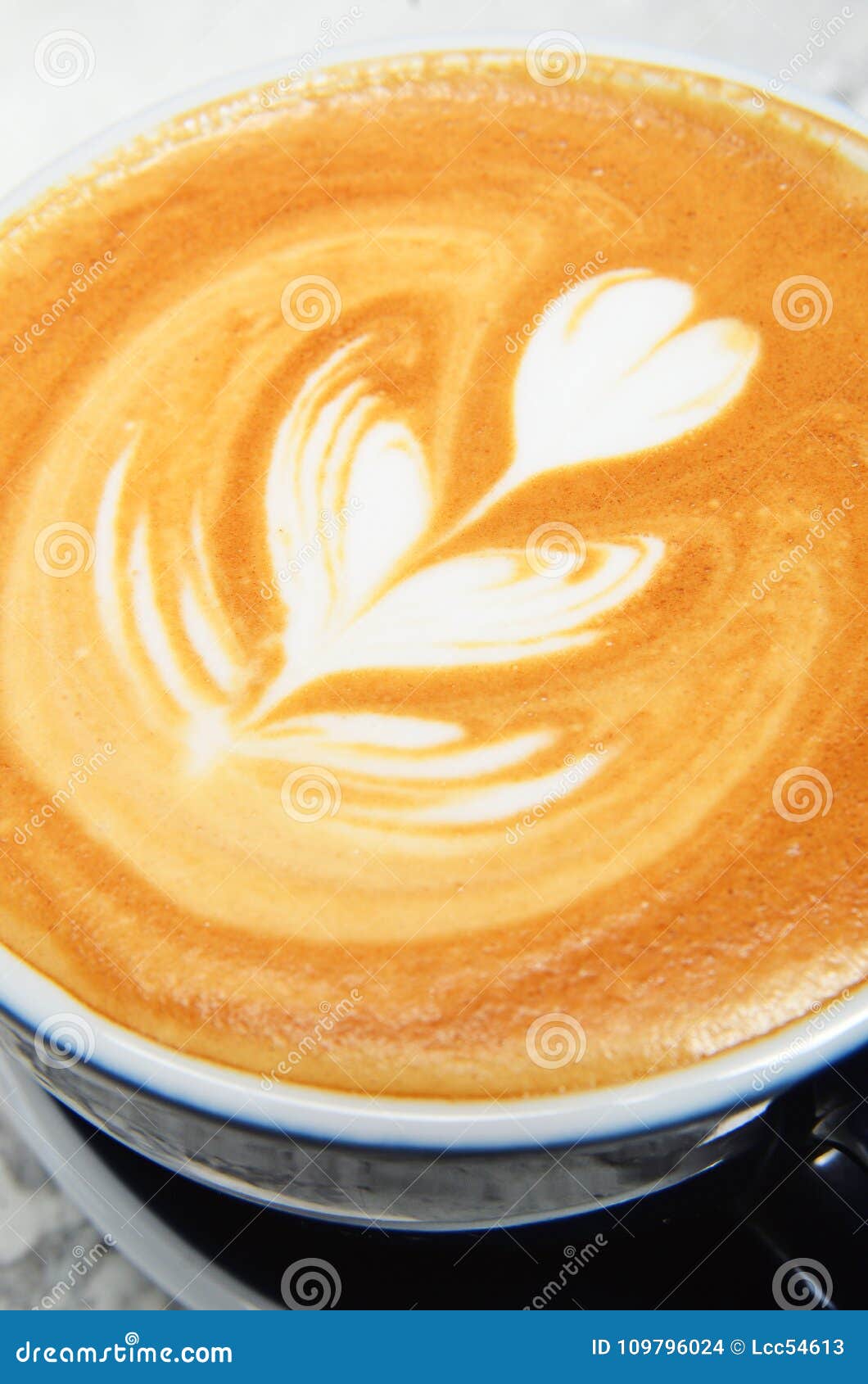 Cup of lattle stock photo. Image of texture, leisure - 109796024