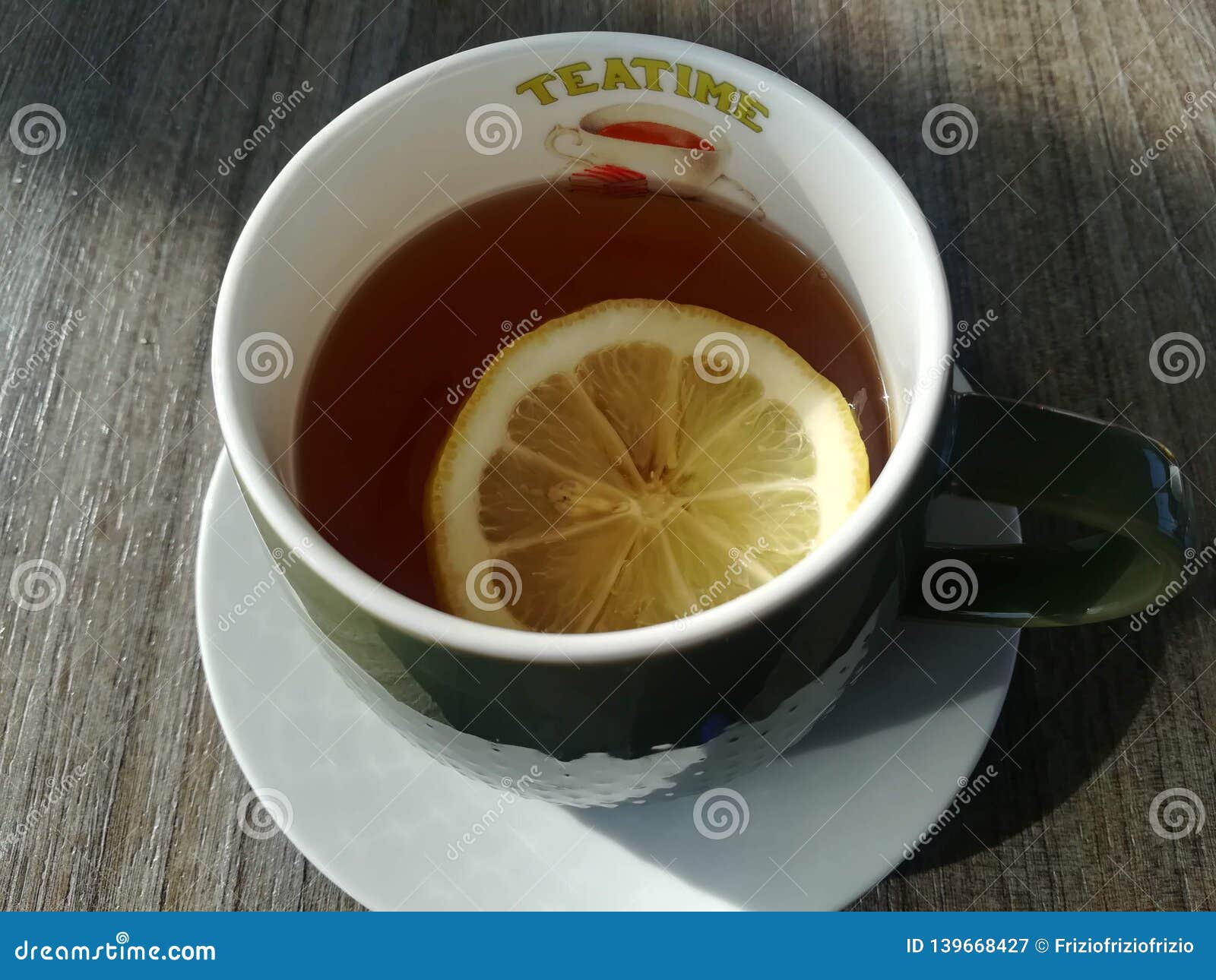 Cup of Lemon Tea, International Breakfast Stock Image - Image of health ...