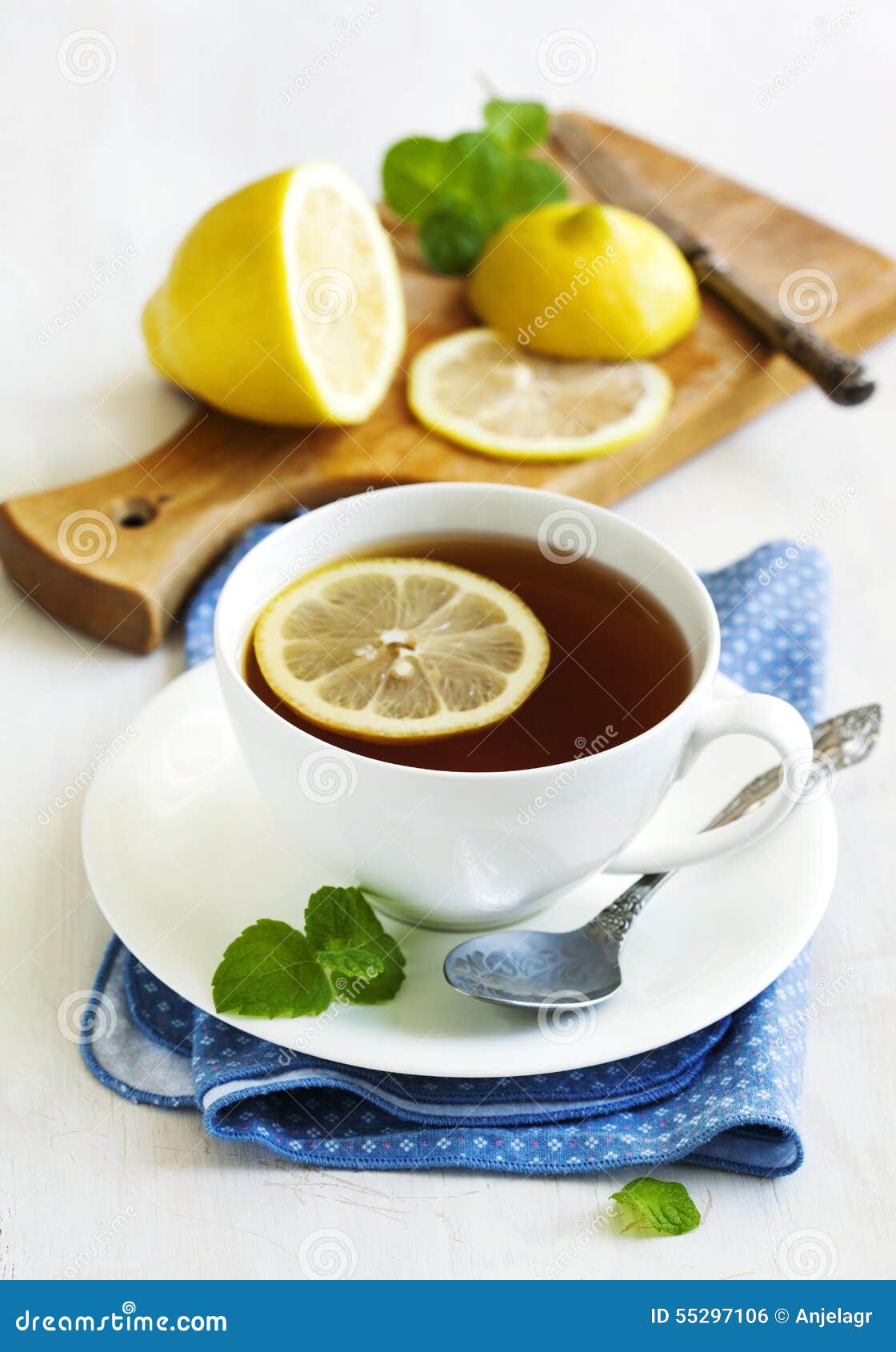 Cup of Lemon Tea stock photo. Image of classic, drink - 55297106