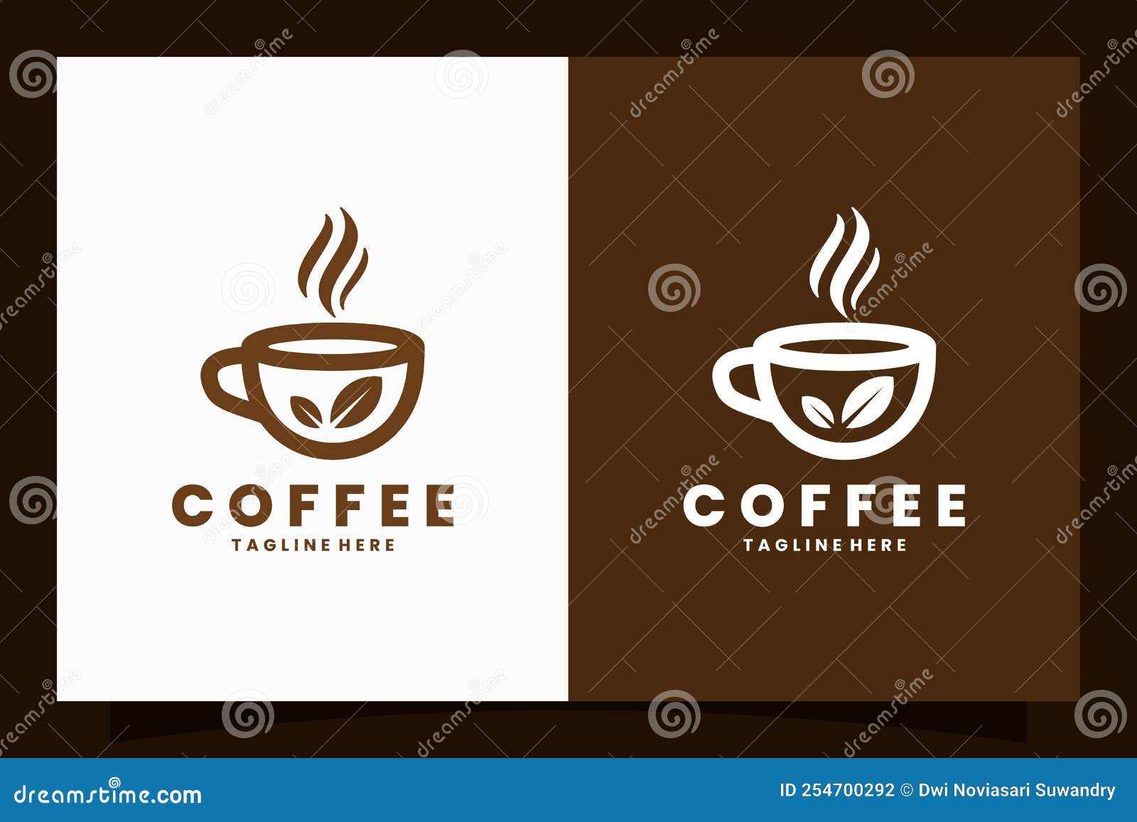 Cup Logo in Simple Line Concept Stock Vector - Illustration of symbol ...