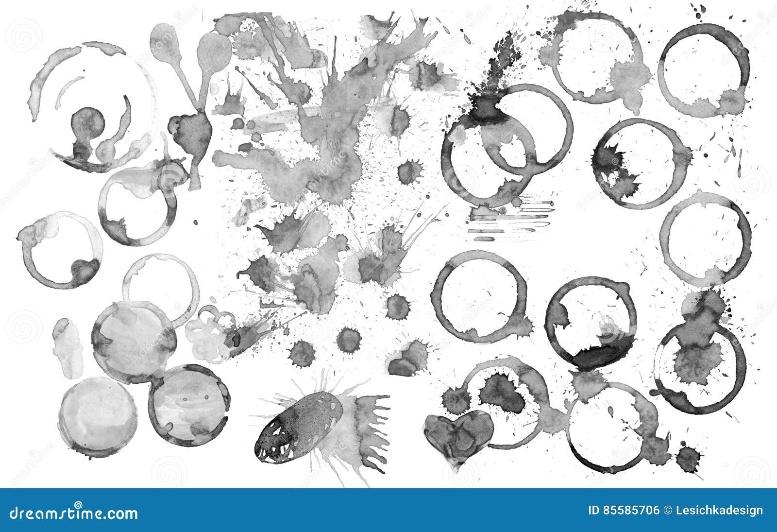 Cup marks blobs splashes stock photo. Image of dirt, coffee - 85585706