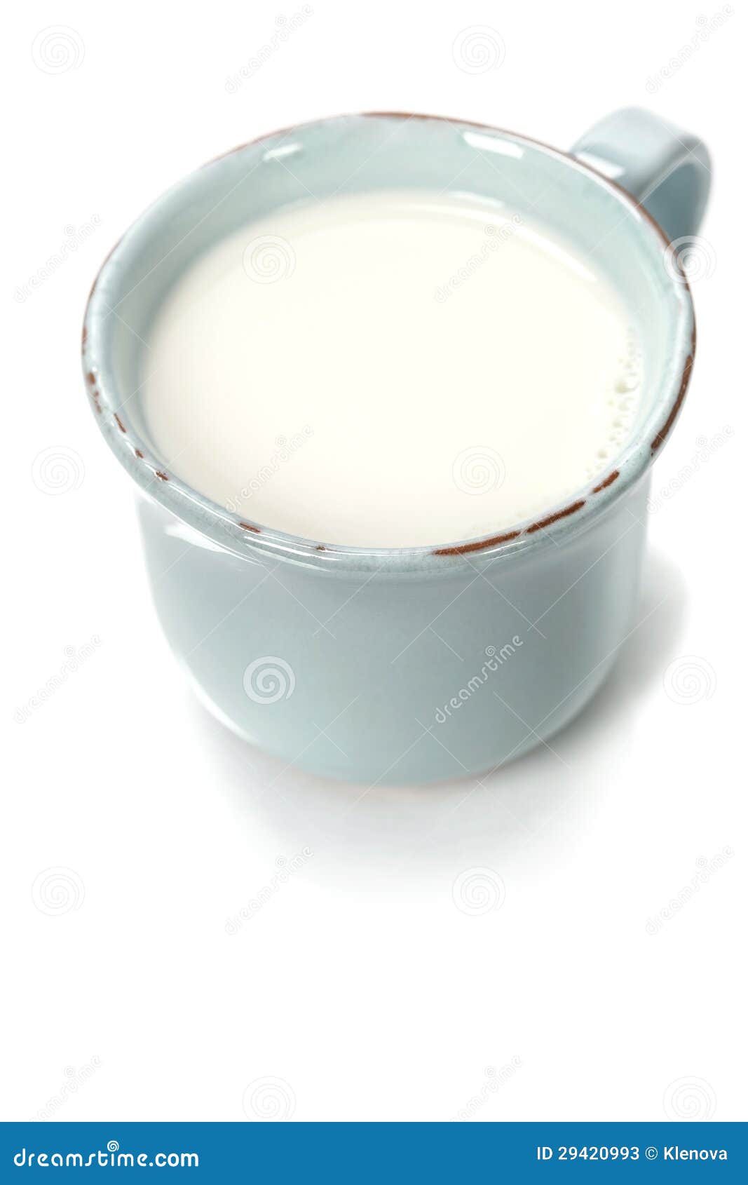 Cup of milk stock image. Image of blue, cold, liquid - 29420993