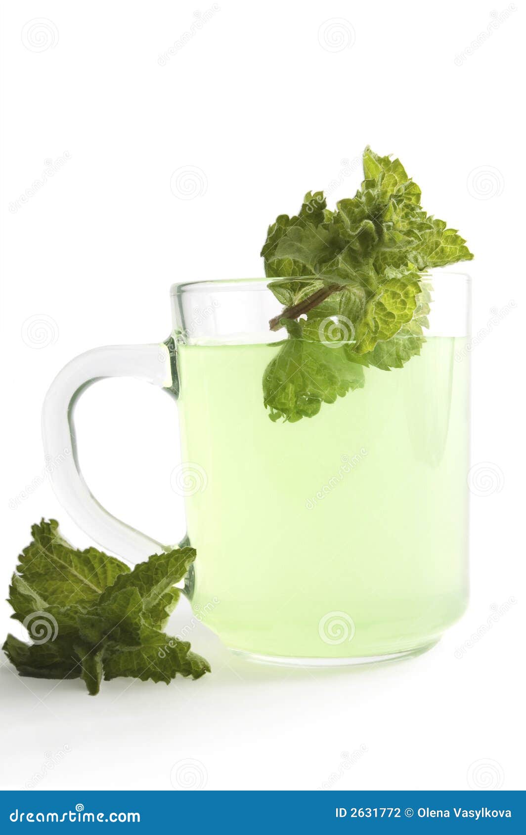 Cup of mint tea stock photo. Image of bowl, tonic, container - 2631772