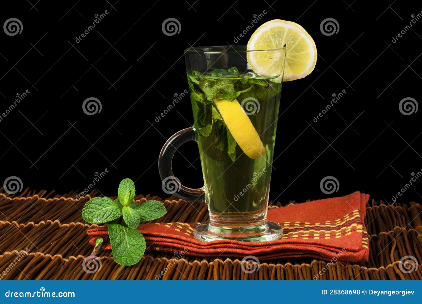 Cup of mint tea stock photo. Image of culture, health - 28868698
