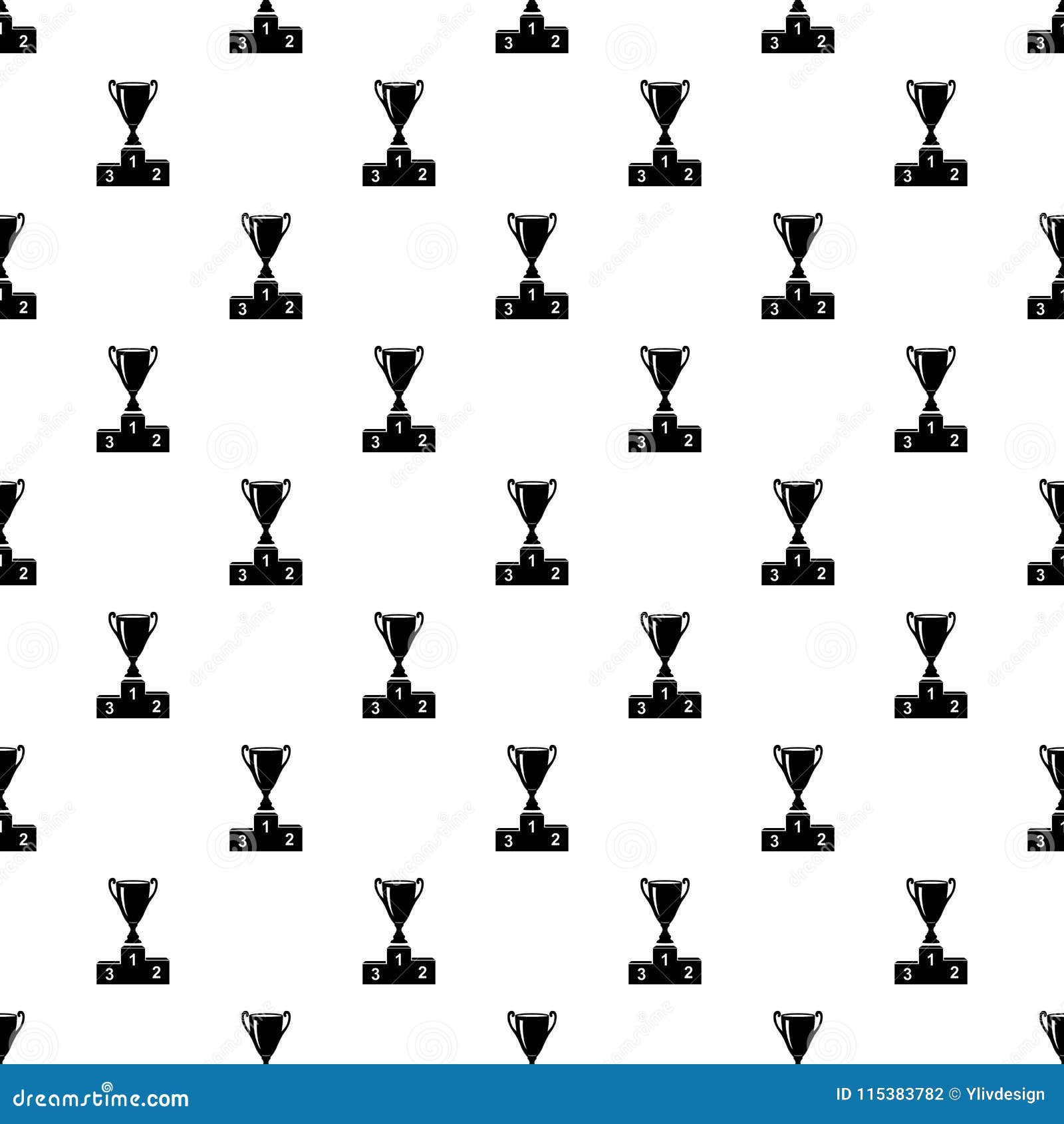 Cup Pattern Vector Seamless Stock Vector Illustration Of Ceremony Seamless 115383782