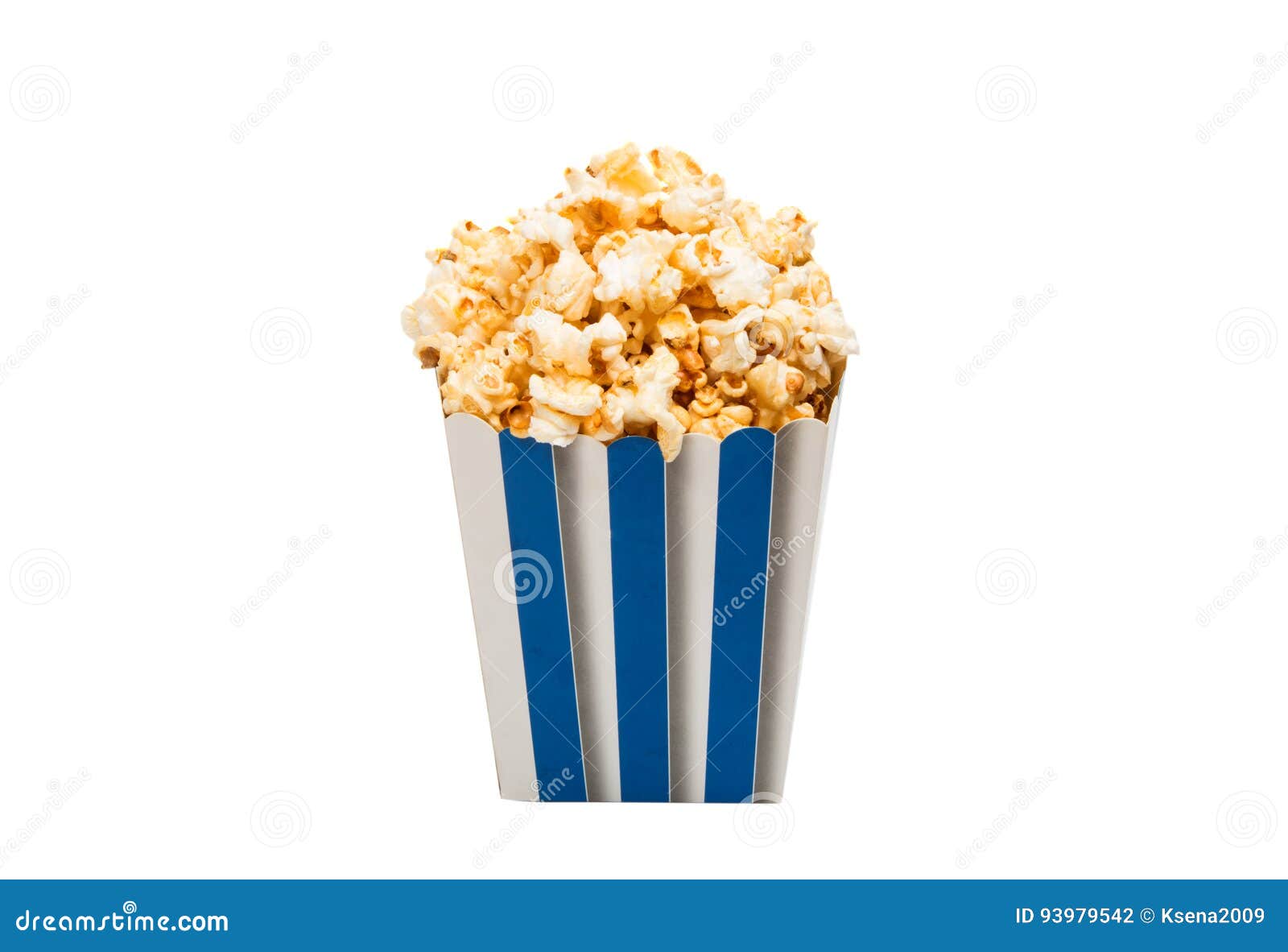 Cup of popcorn isolated stock photo. Image of roast, appetizing - 93979542
