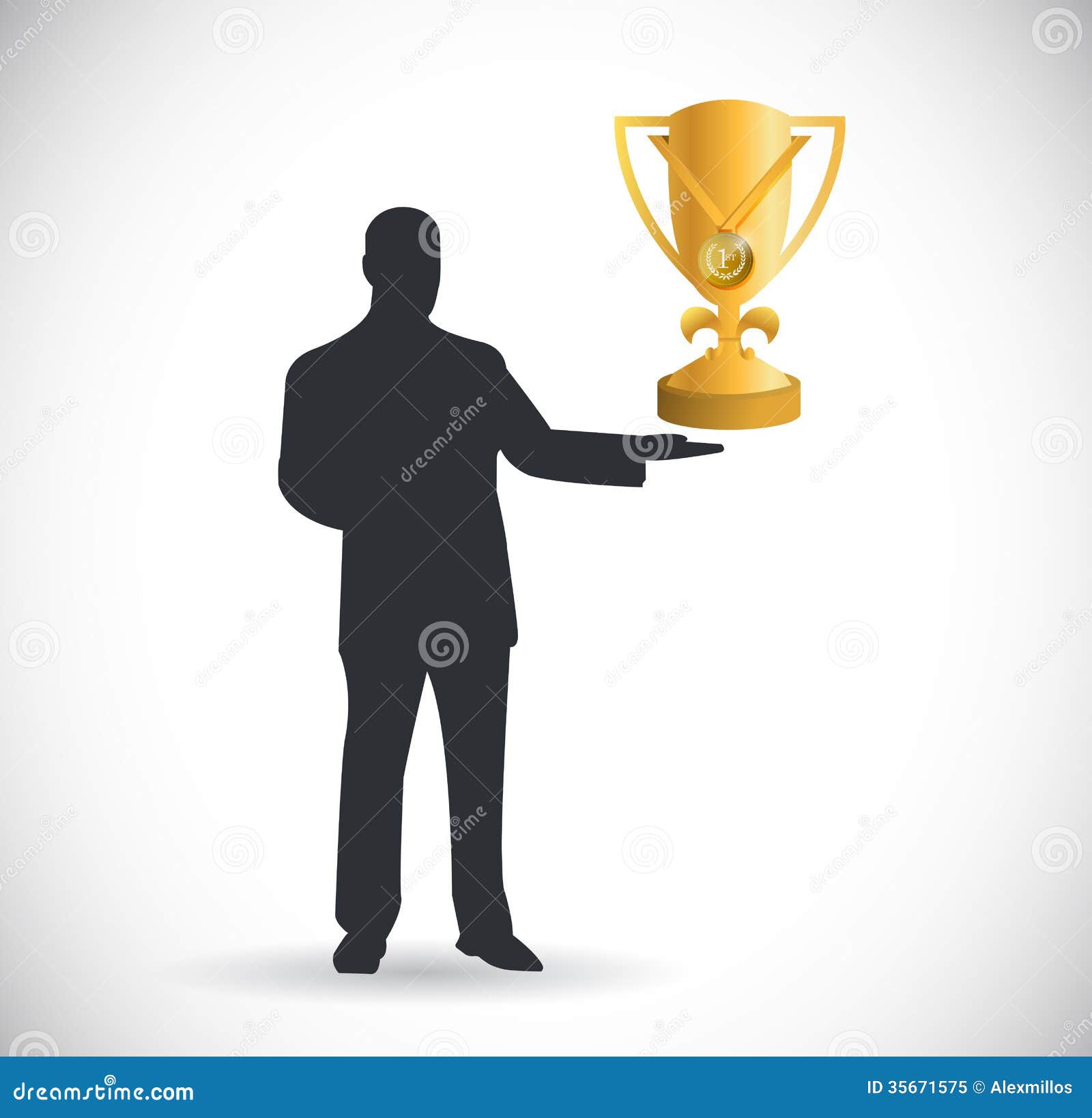 Cup Presentation or Celebration Illustration Stock Illustration ...