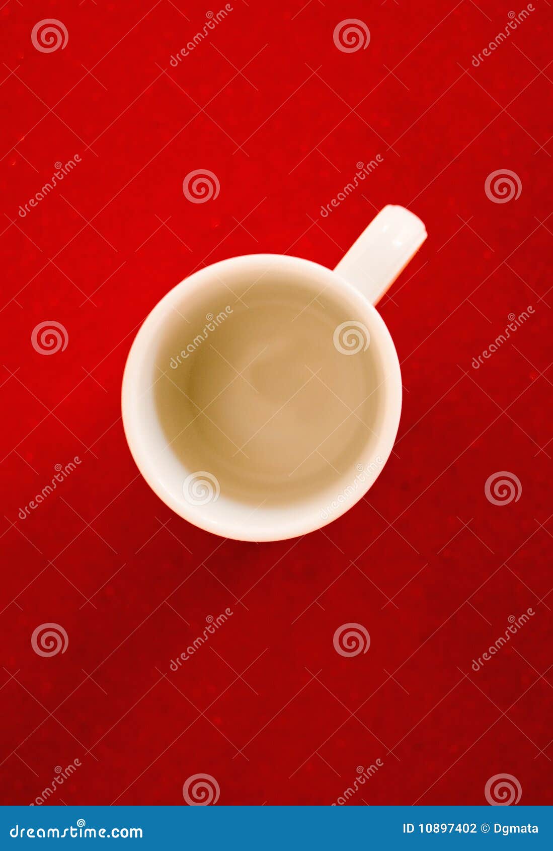 Cup on a red table stock photo. Image of drink, break - 10897402