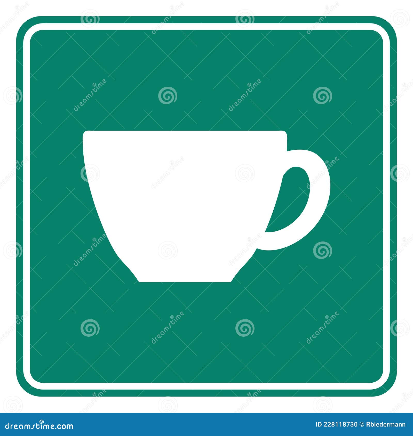 Cup and road sign stock vector. Illustration of canadian - 228118730