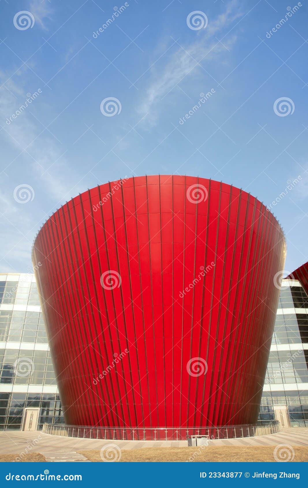 Cup-shaped building stock image. Image of museum, city - 23343877