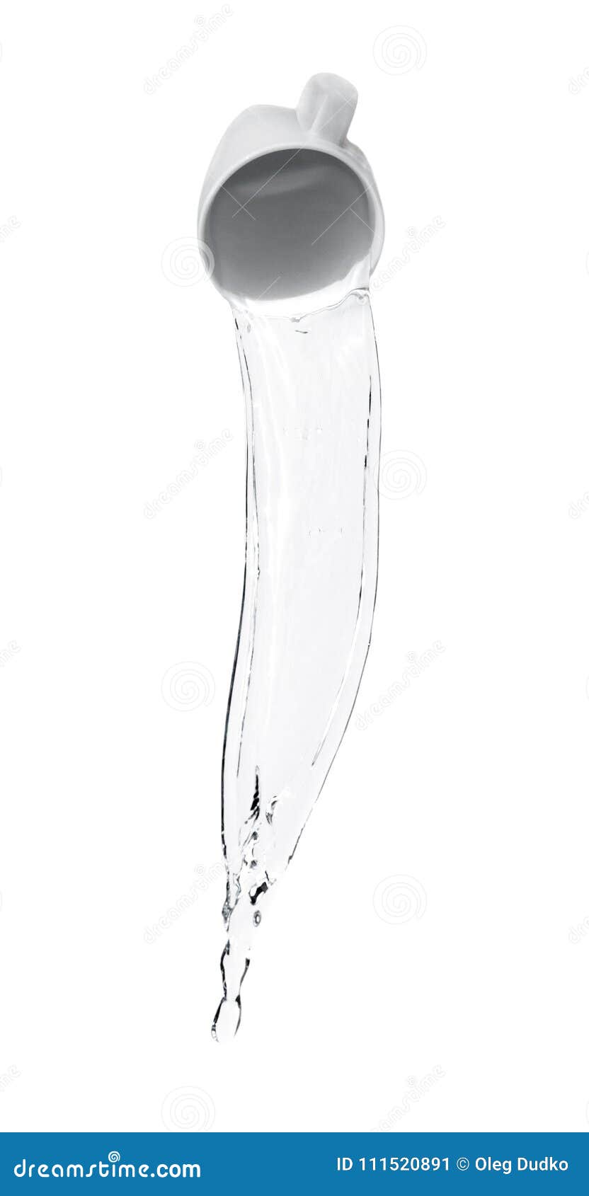 Cup with Splashing Water stock image. Image of view - 111520891