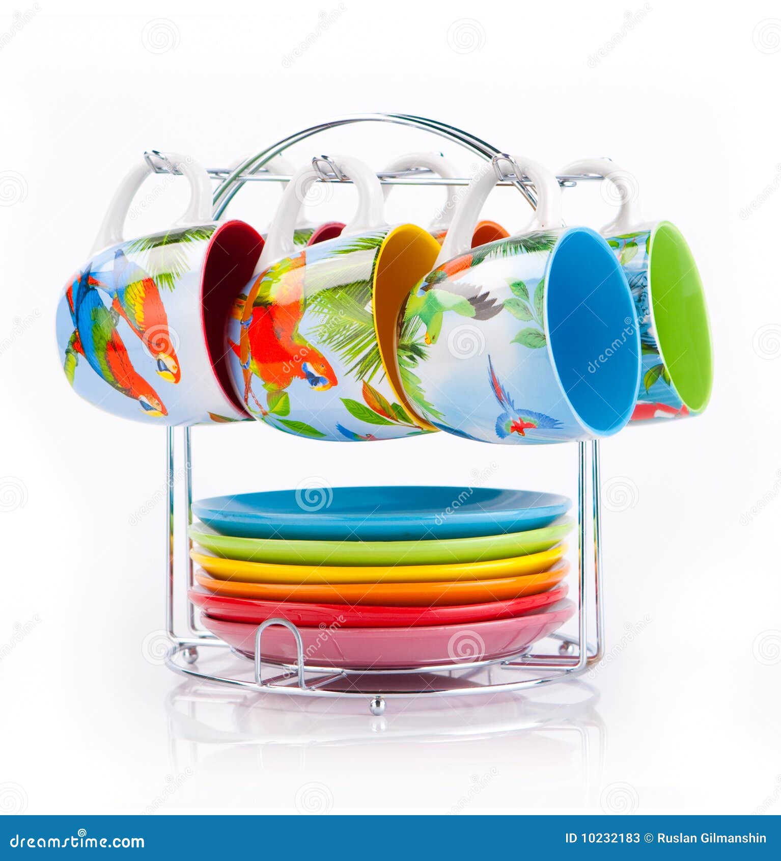 Cup Stand stock image. Image of empty, hanging, isolated - 10232183