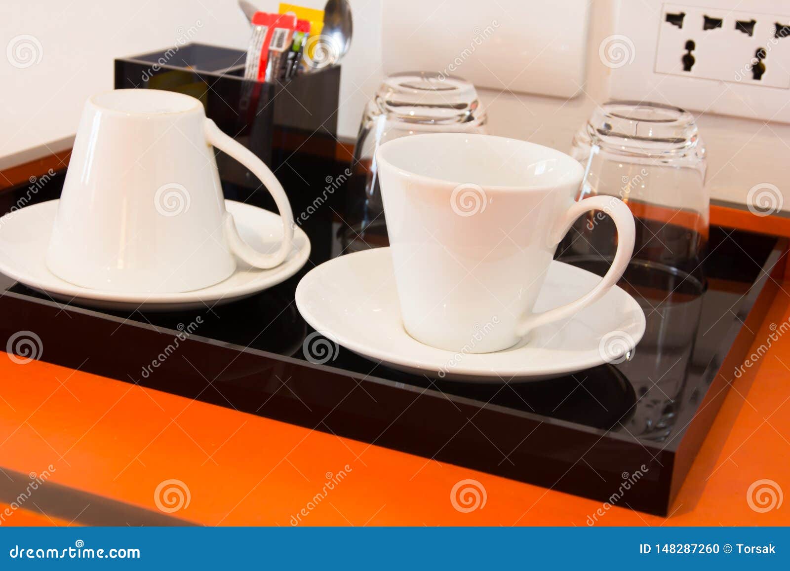 Cup on the table stock photo. Image of glass, table - 148287260