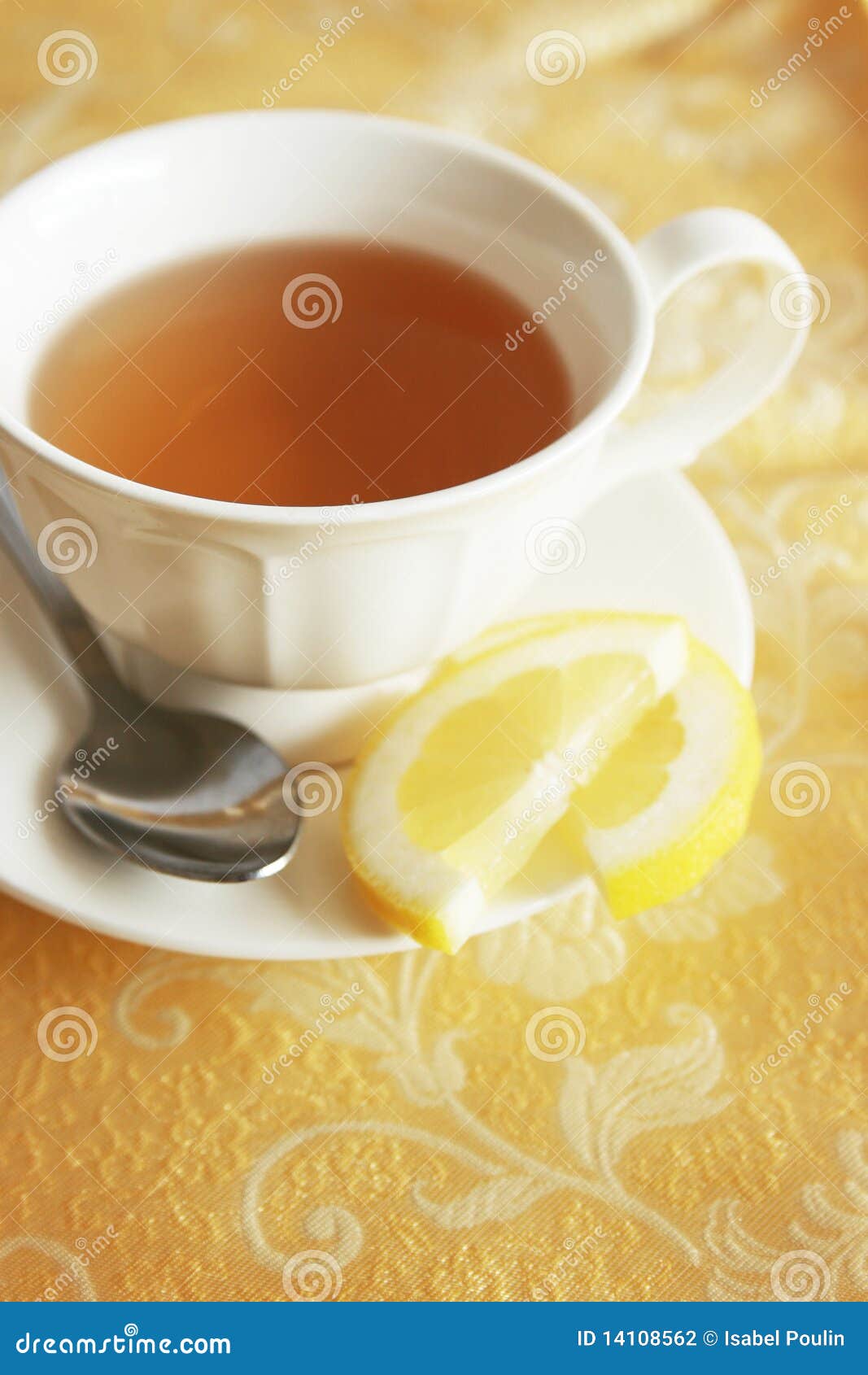 Cup of tea stock photo. Image of plant, tisane, spoon - 14108562
