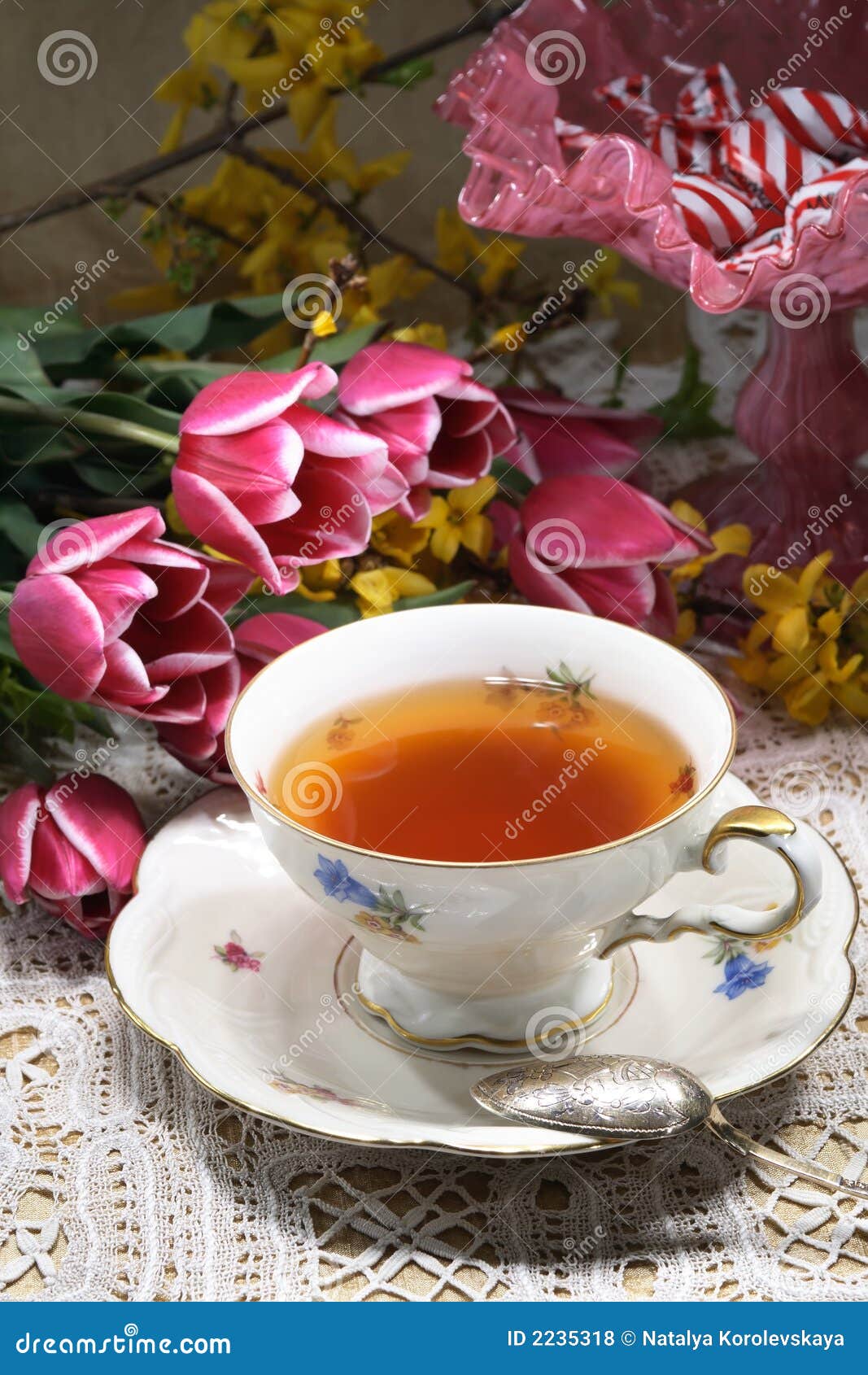 A cup of tea stock photo. Image of chased, dessert, etched - 2235318