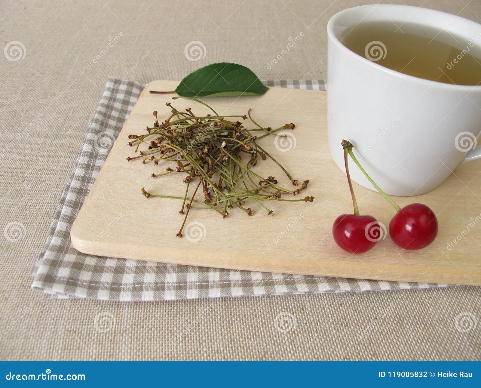 Tea from cherry stems stock photo. Image of dried, alternative - 119005832