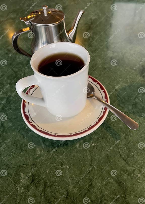 A cup of tea in a cub stock image. Image of refreshment - 204135839