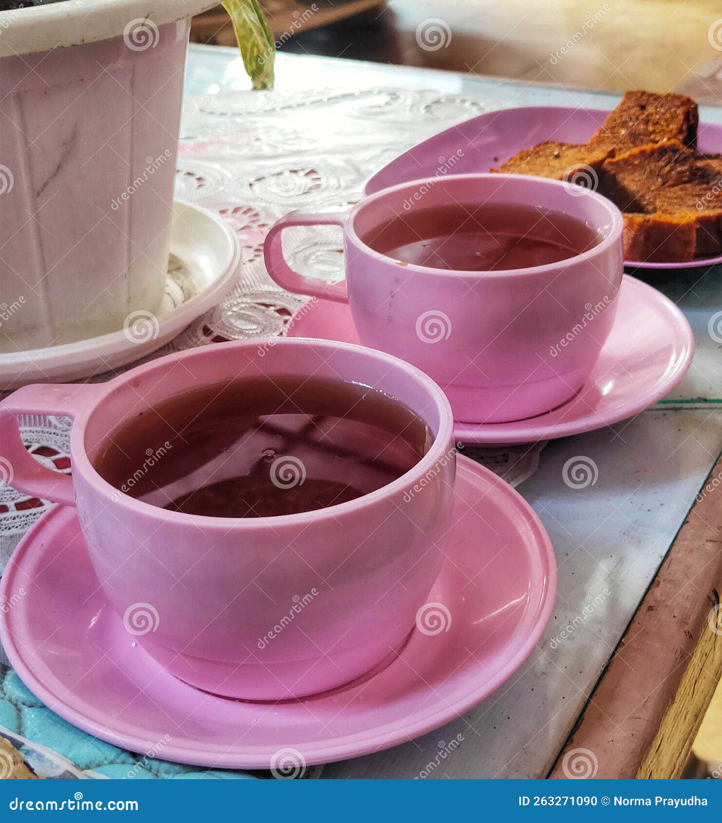 Cup of Tea Friends Relax in the Afternoon Stock Photo - Image of relax ...