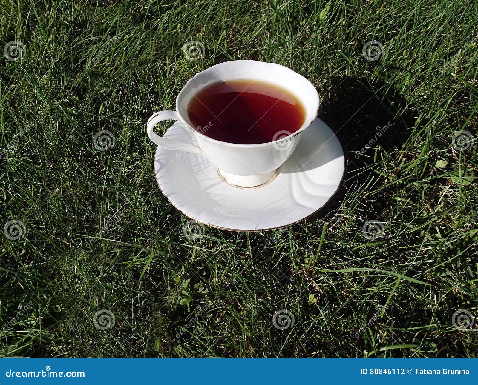 Cup of tea stock photo. Image of color, summer, close - 80846112