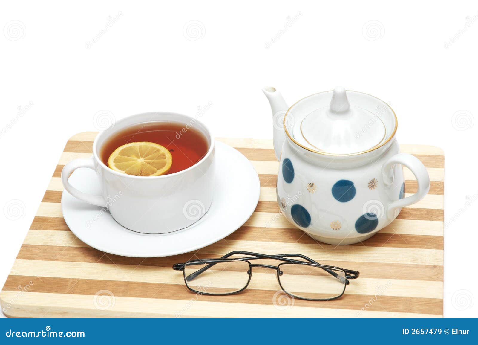 Cup of tea with lemon stock image. Image of cafe, green - 2657479