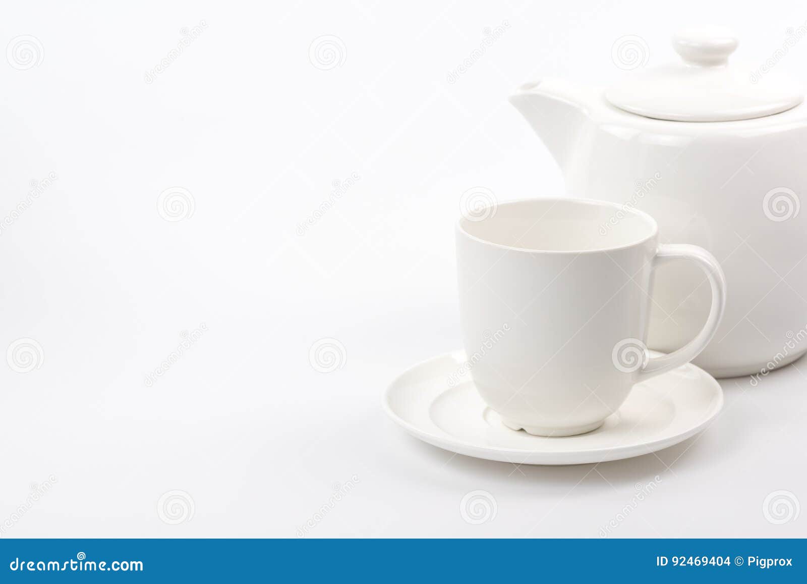 Cup of Tea on the Office Desk. Stock Photo - Image of plant, business ...