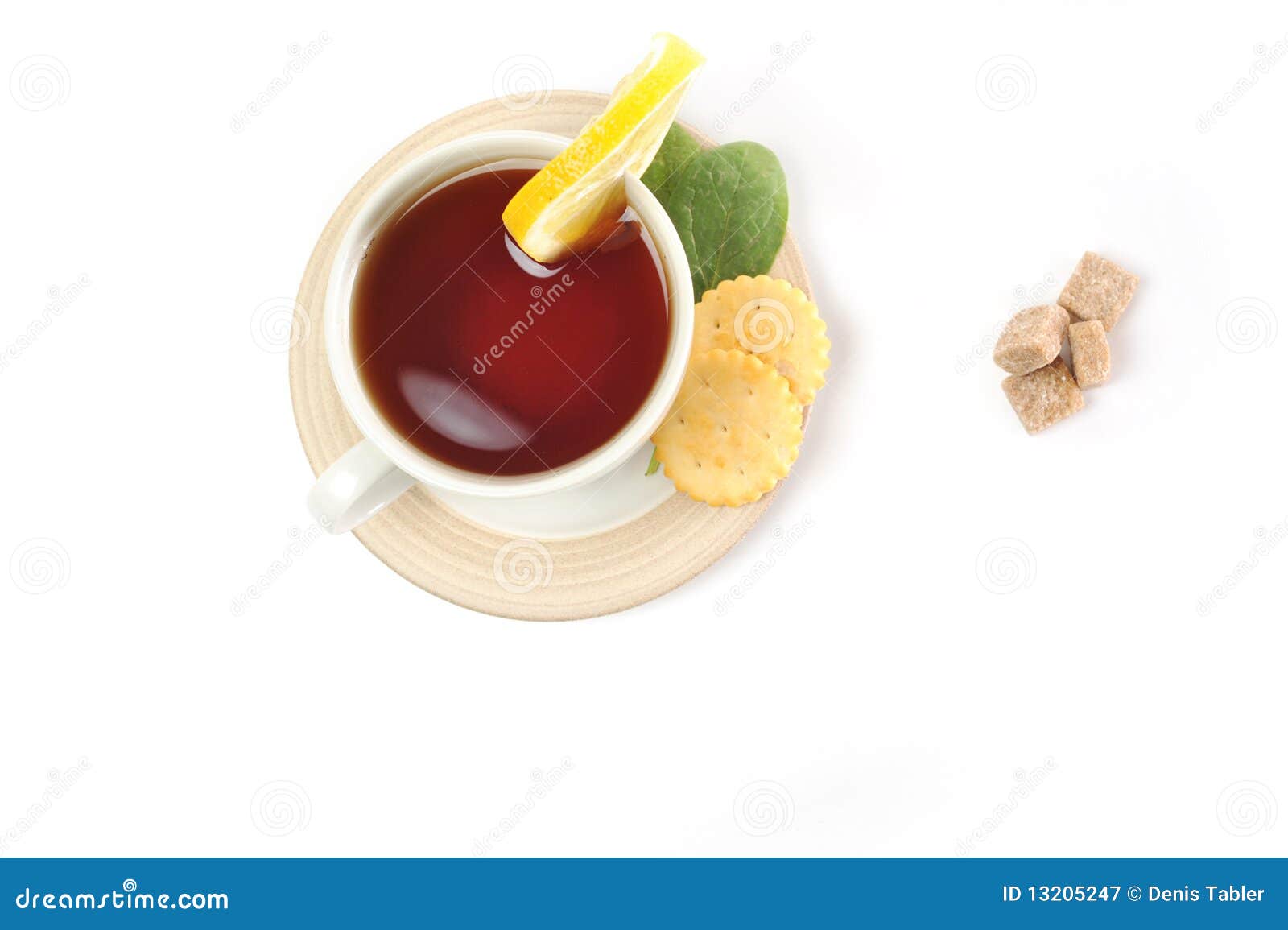 Cup of tea with pastry stock image. Image of home, cake - 13205247