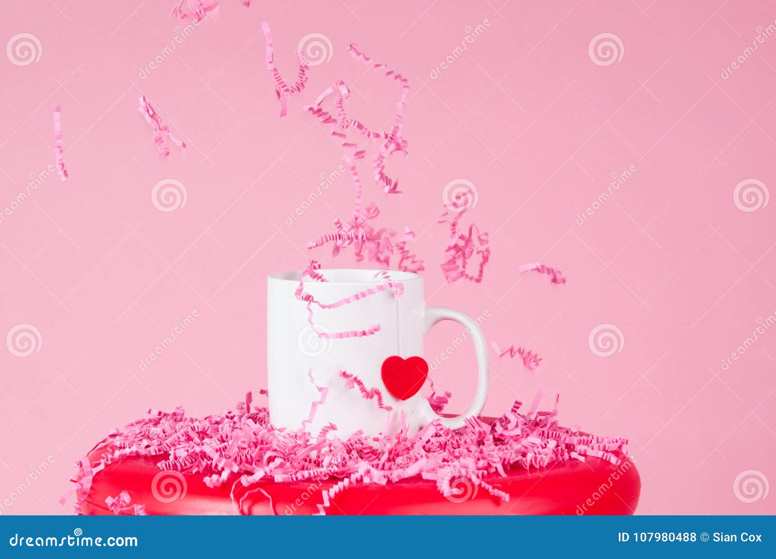 Cup of valentine tea stock photo. Image of valentines - 107980488