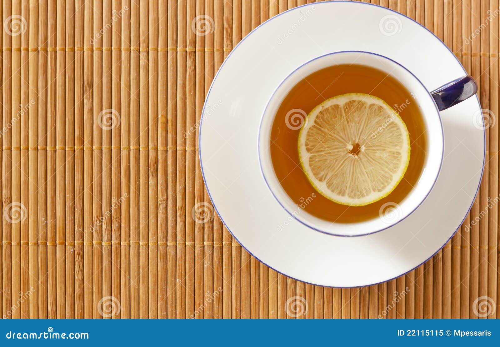 Cup of Tea with a Slice of Lemon Stock Image - Image of beverage, brown ...