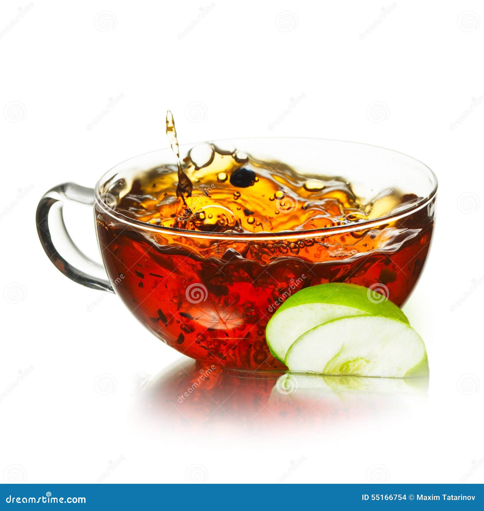 Cup of tea with splash stock photo. Image of herbal, transparent - 55166754