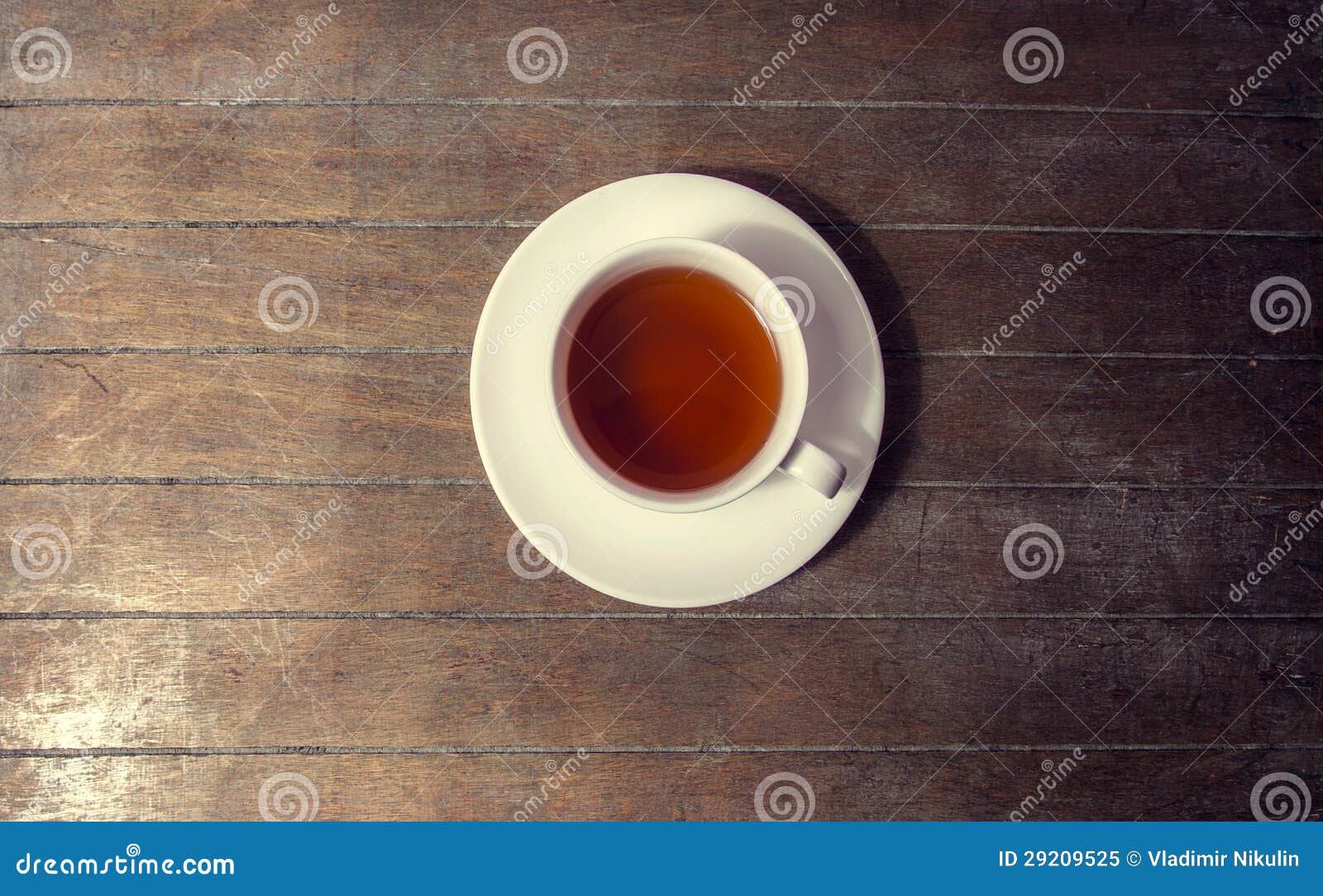 Cup of Tea in Vintage Colour Style. Stock Image - Image of white, light ...