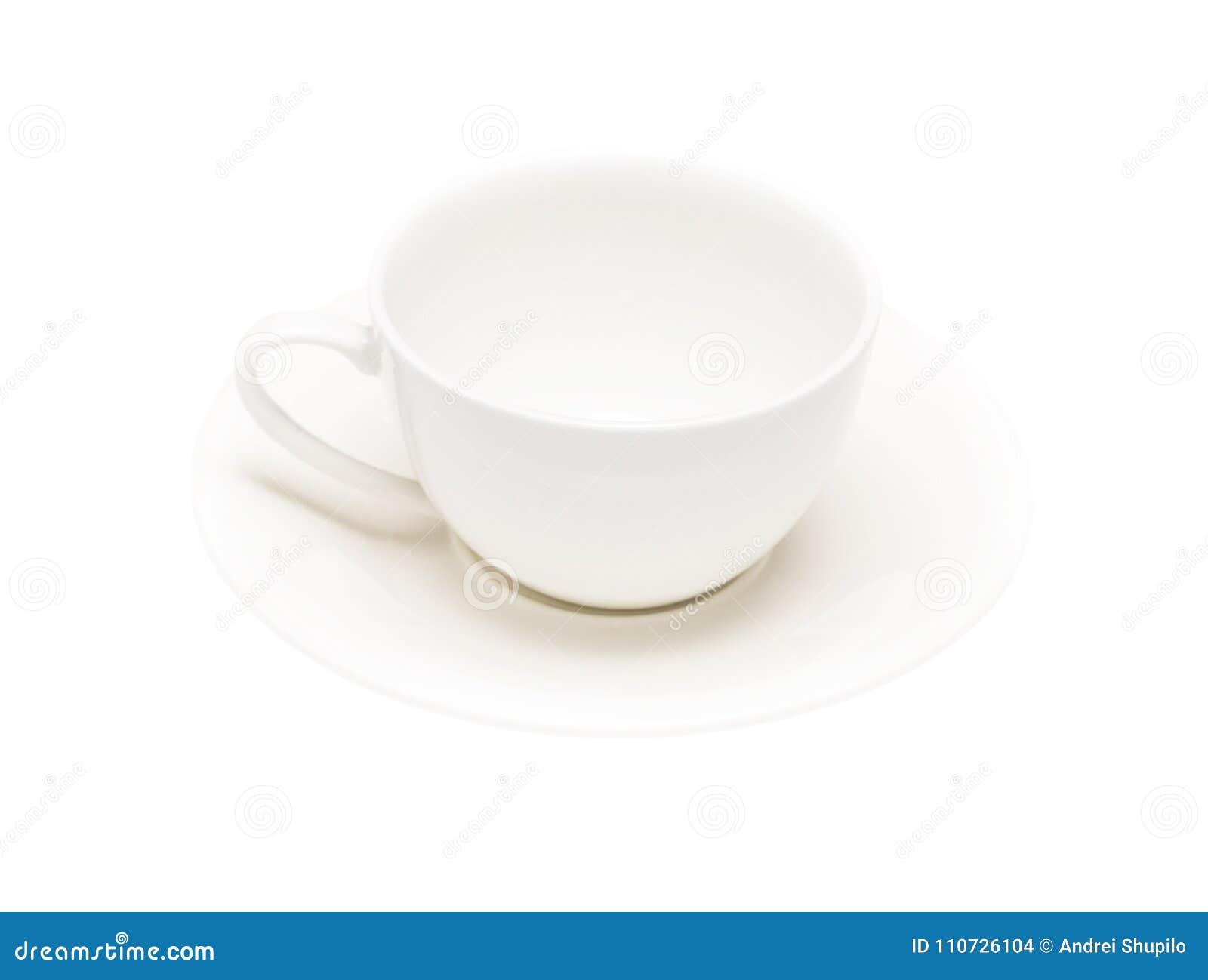 A Cup for Tea on a White Background Stock Photo - Image of ceramic ...