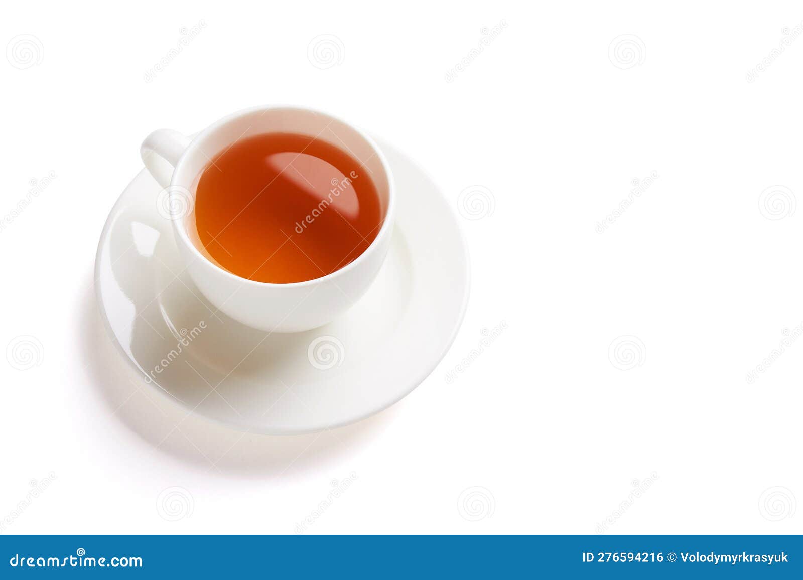 Cup of Tea on White Background Stock Photo - Image of fresh, herb ...