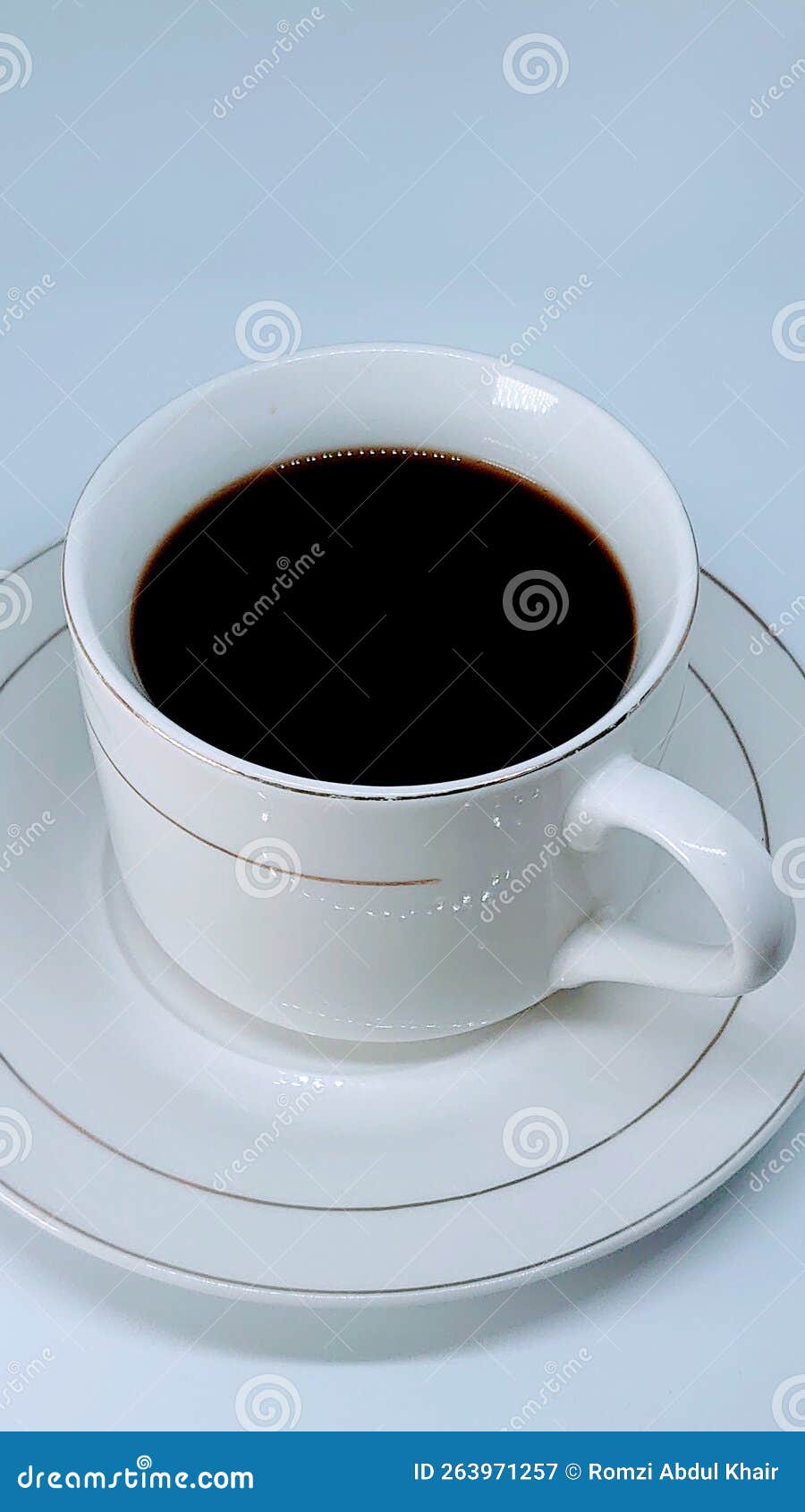 A cup Tenom black coffee stock image. Image of tableware - 263971257
