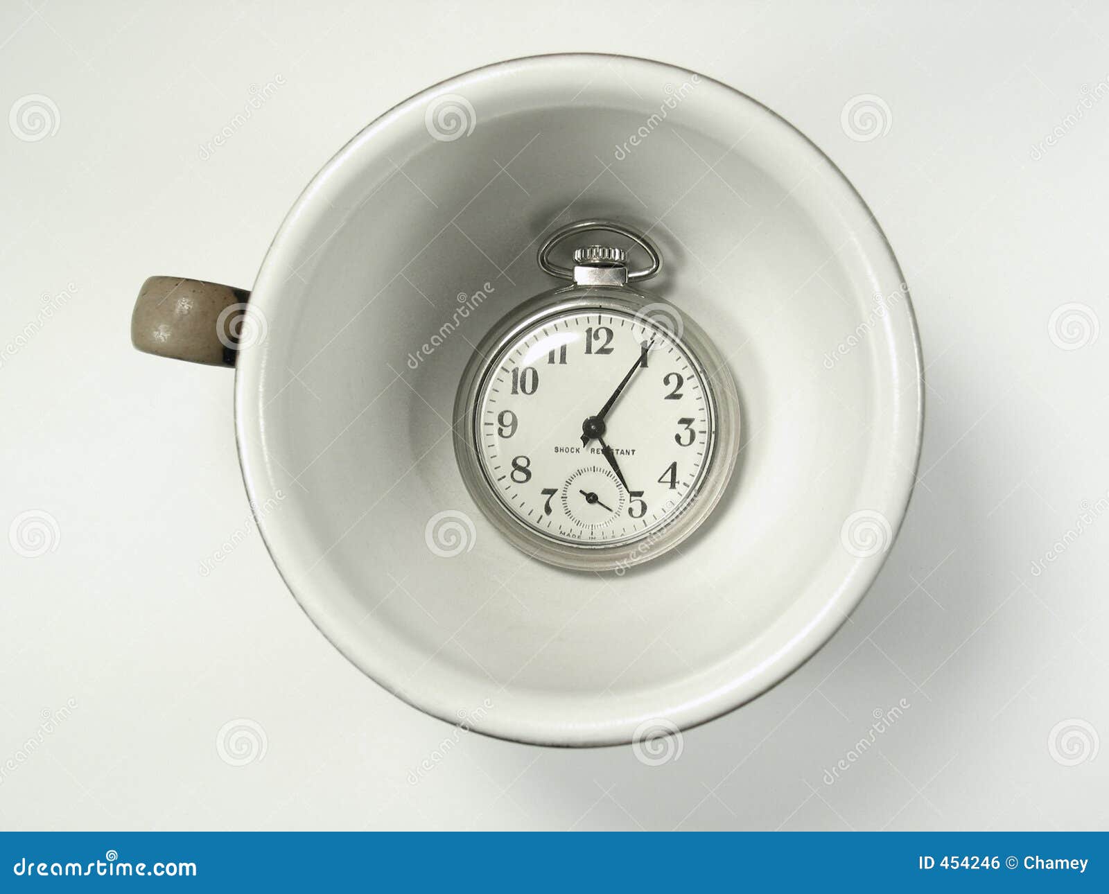 Cup of Time stock photo. Image of schedule, clock, piece - 454246