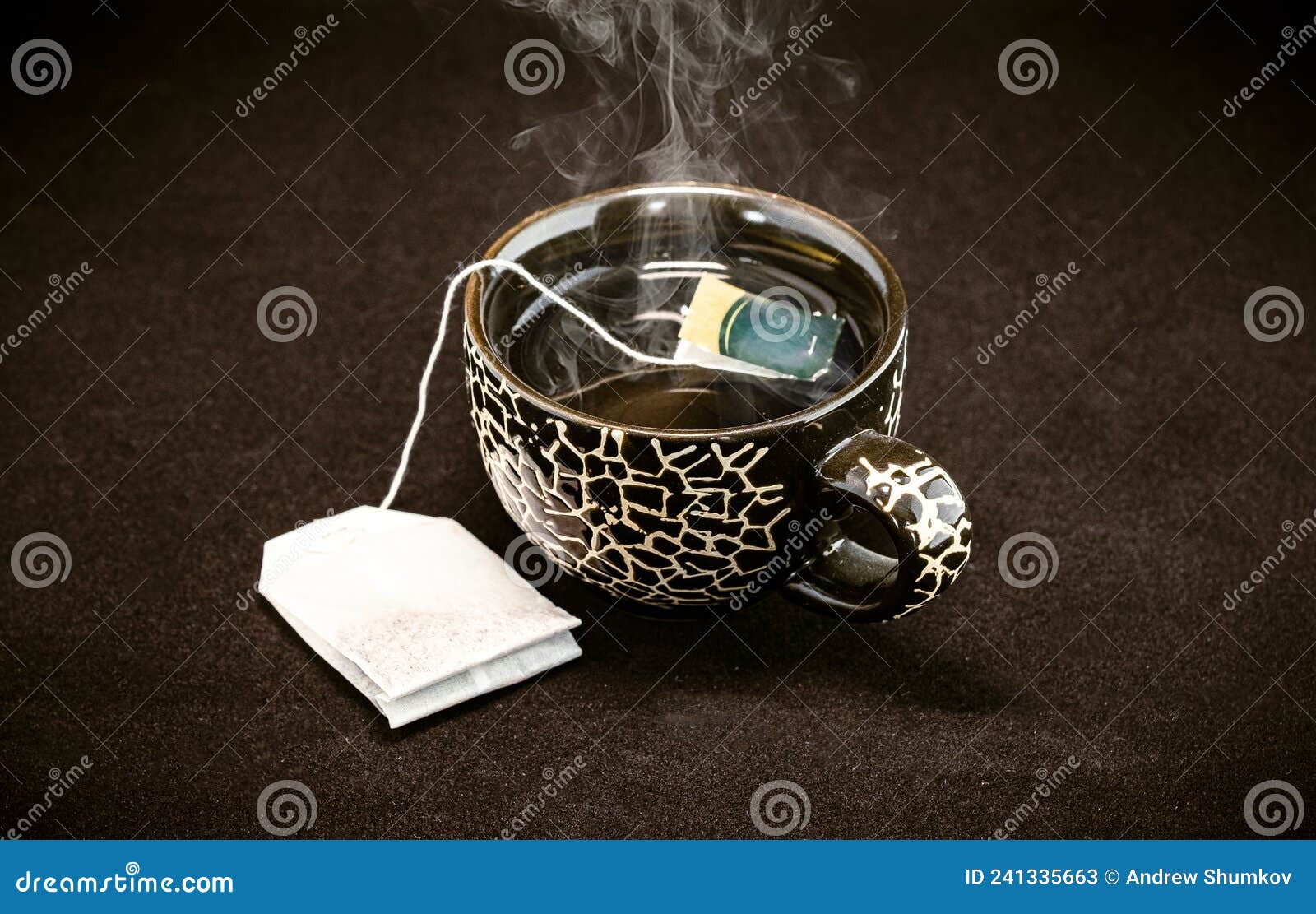 A Cup in Which the Label is Mistakenly Brewed instead of a Tea Bag ...