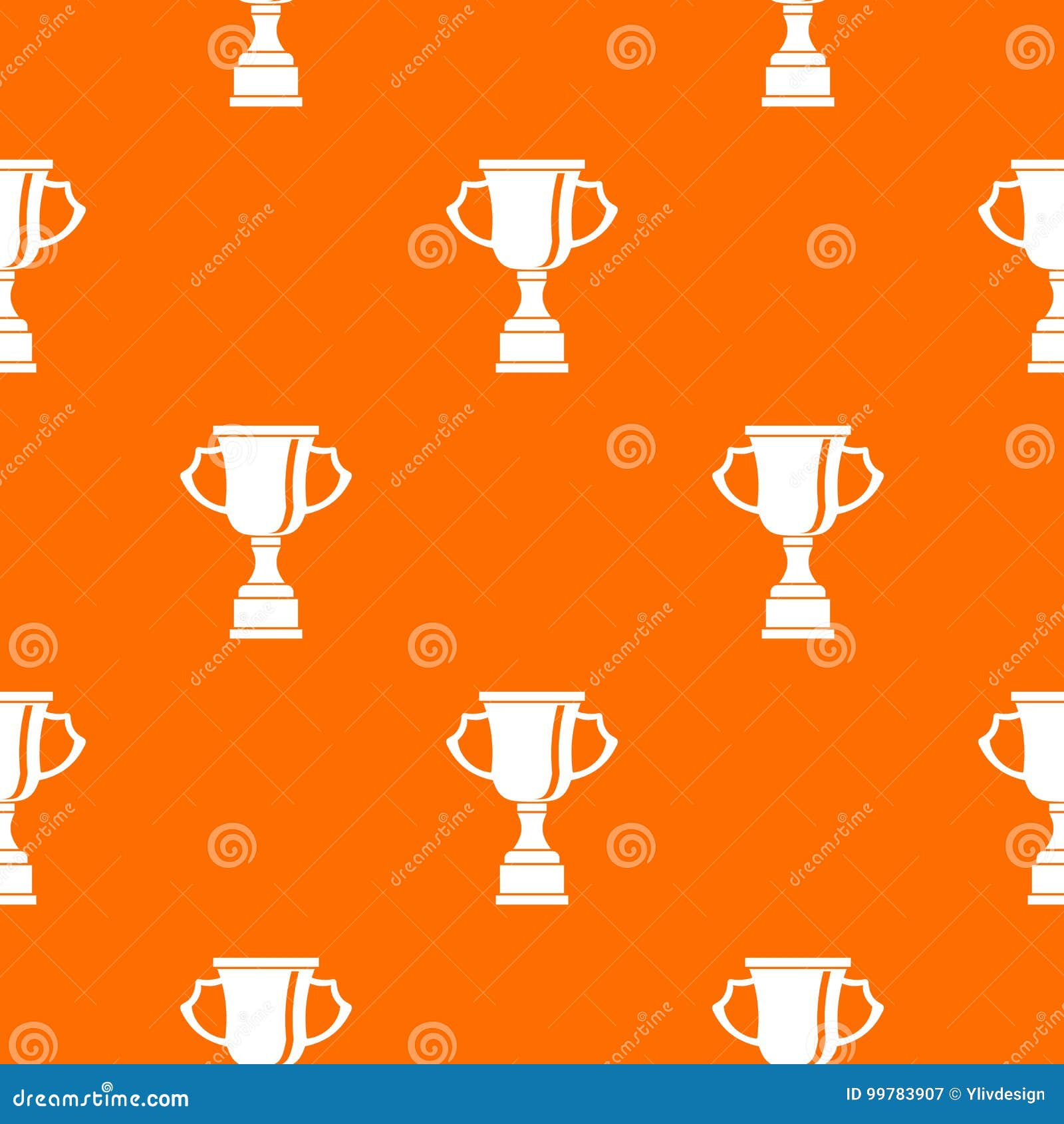 Cup for Win Pattern Seamless Stock Vector - Illustration of certificate ...