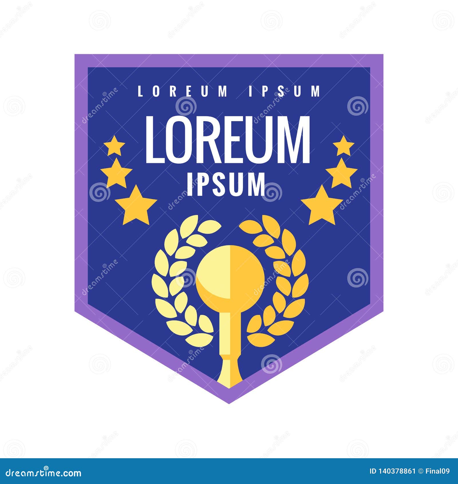 Cup winner logo. Emblem stock vector. Illustration of achievement ...
