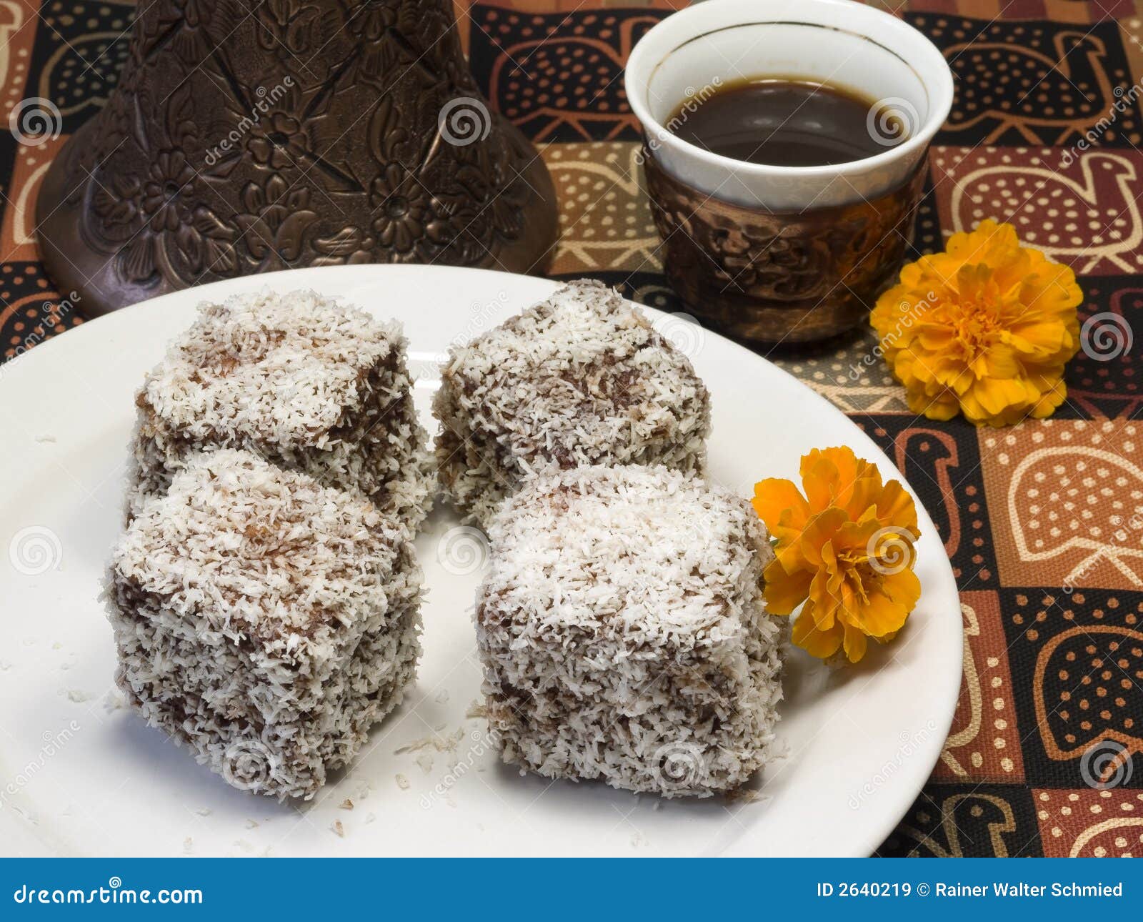 Cupavci stock image. Image of coffee, coconut, bosnian - 2640219