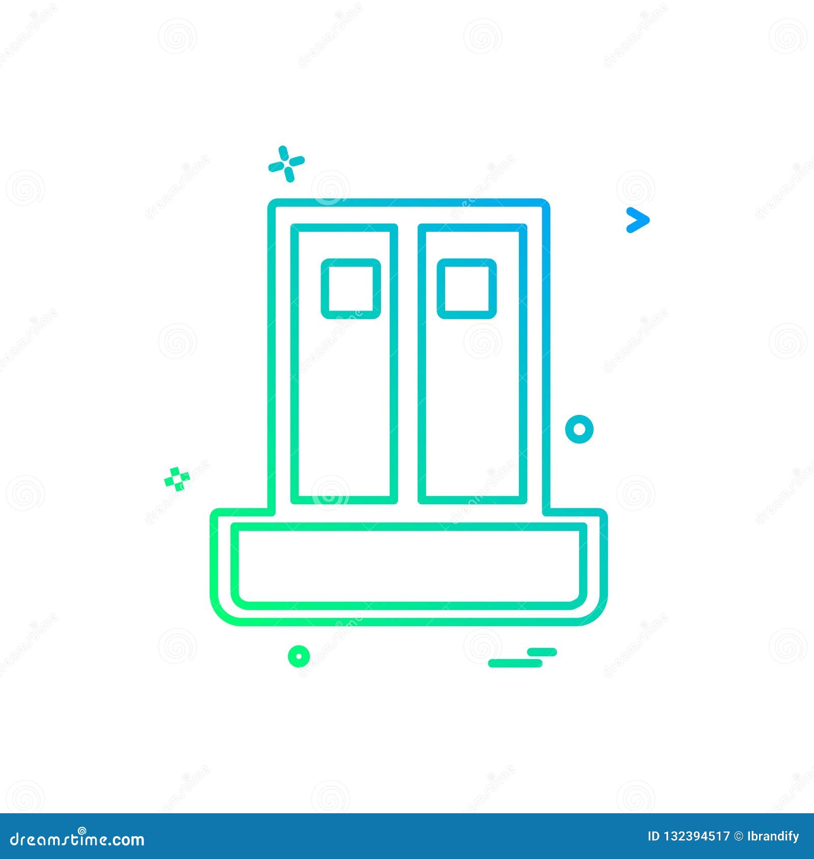 Cupboard Icon Design Vector Stock Vector - Illustration of comfortable ...