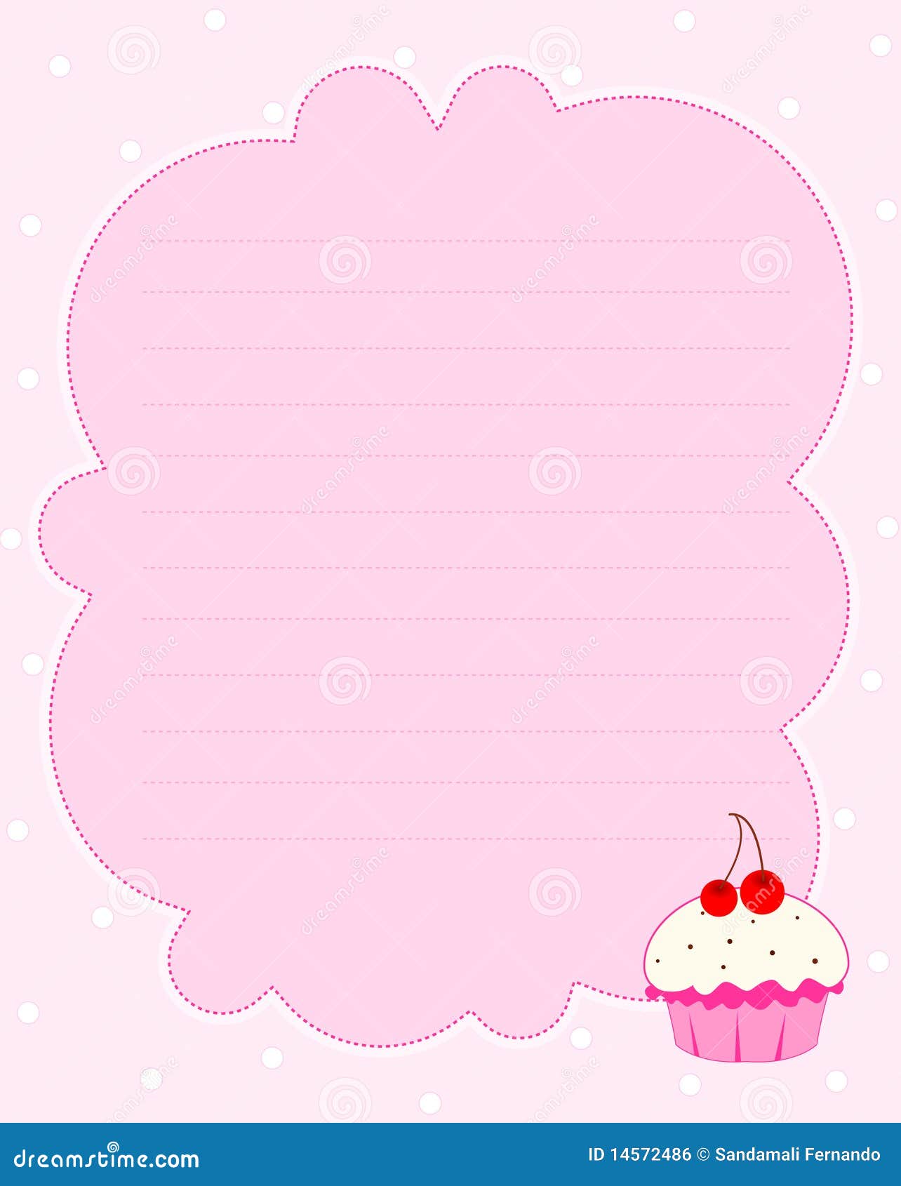 Cupcake background stock vector. Illustration of artwork - 14572486