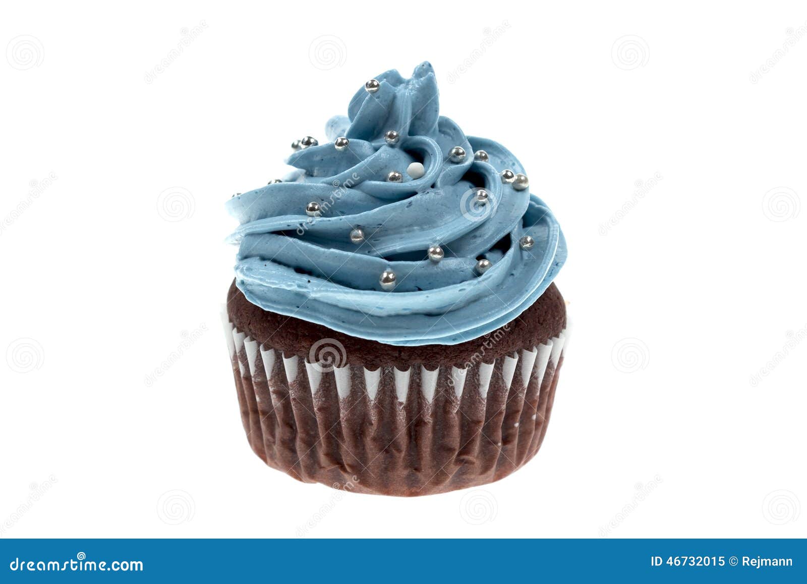 Cupcake blue stock image. Image of friendly, blue, clams - 46732015