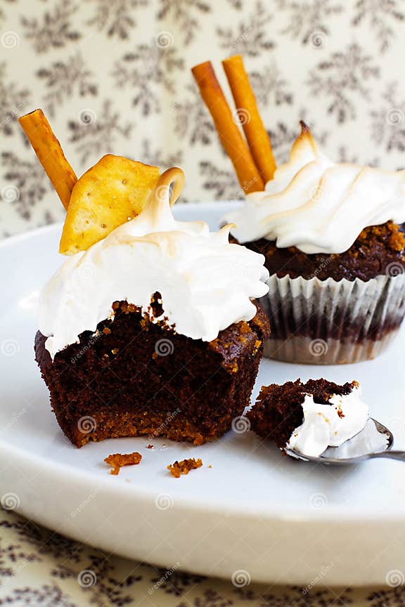 Cupcake brown stock image. Image of healthy, fresh, paper - 21381849