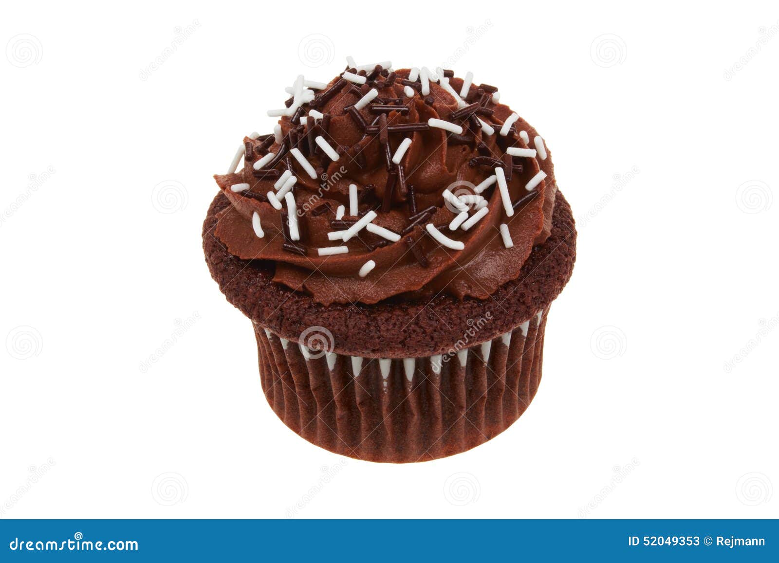 Cupcake chocolate isolated stock image. Image of color - 52049353