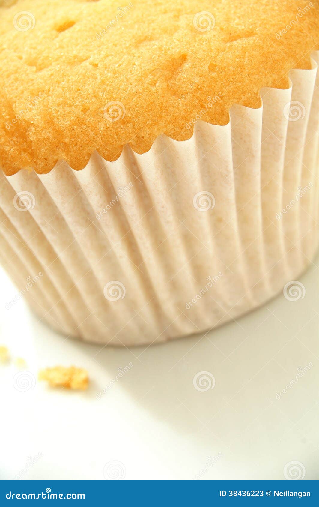 Cupcake close up stock image. Image of baking, plain - 38436223