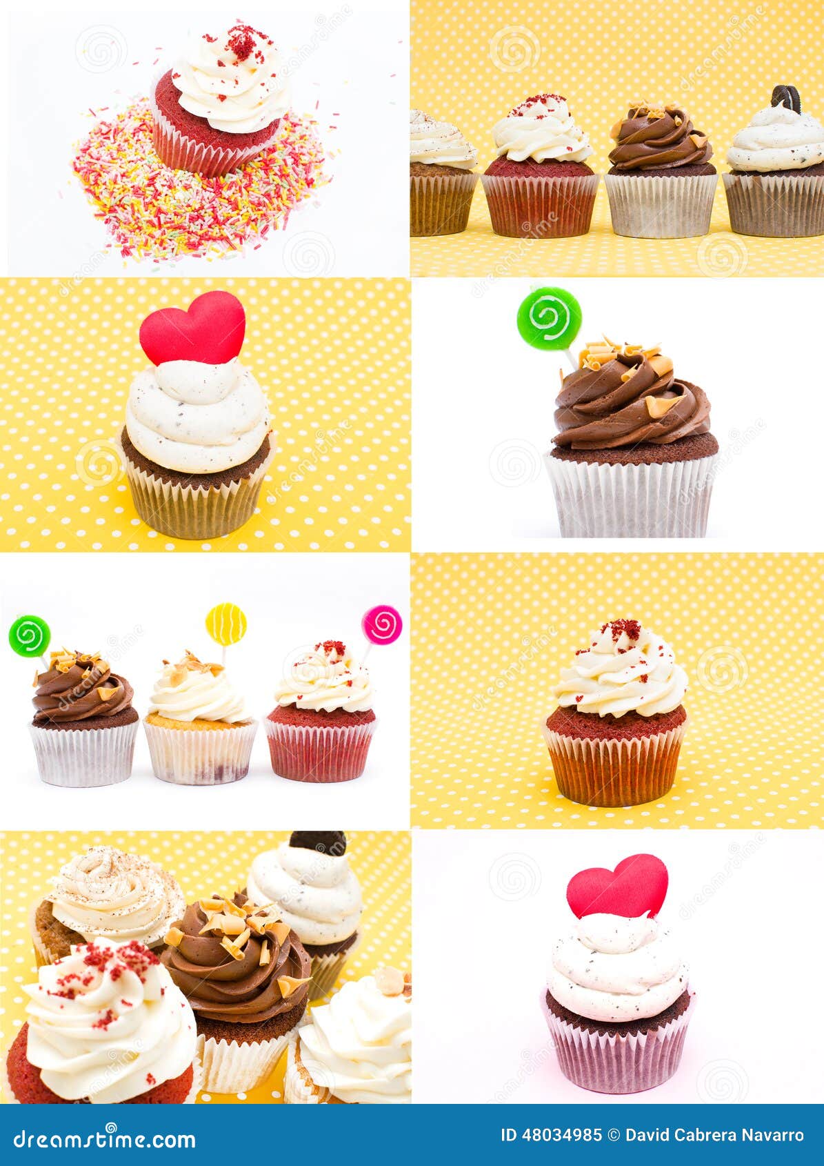 Cupcake Collage Stock Image | CartoonDealer.com #41167987