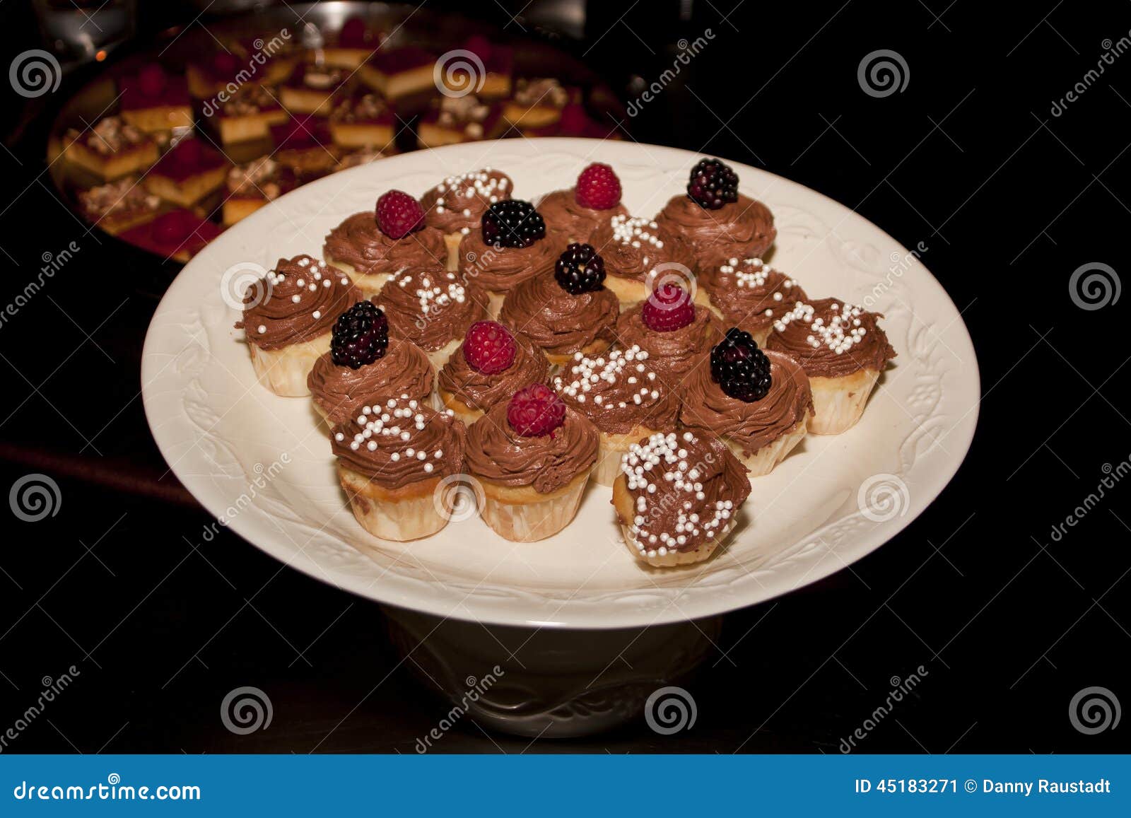 Cupcake Dessert Buffet stock image. Image of cupcakes - 45183271