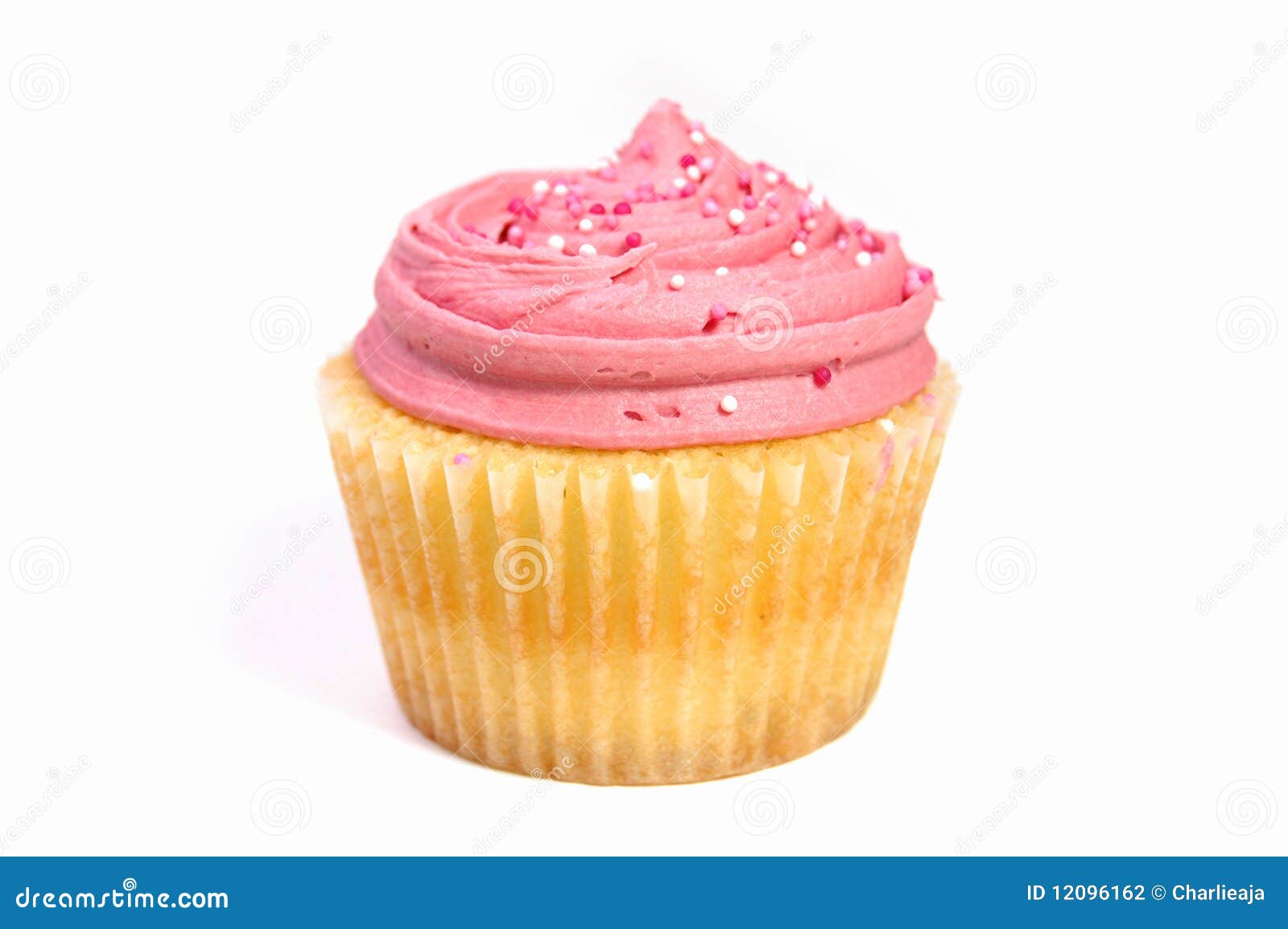 Cupcake isolated stock photo. Image of easter, icing - 12096162