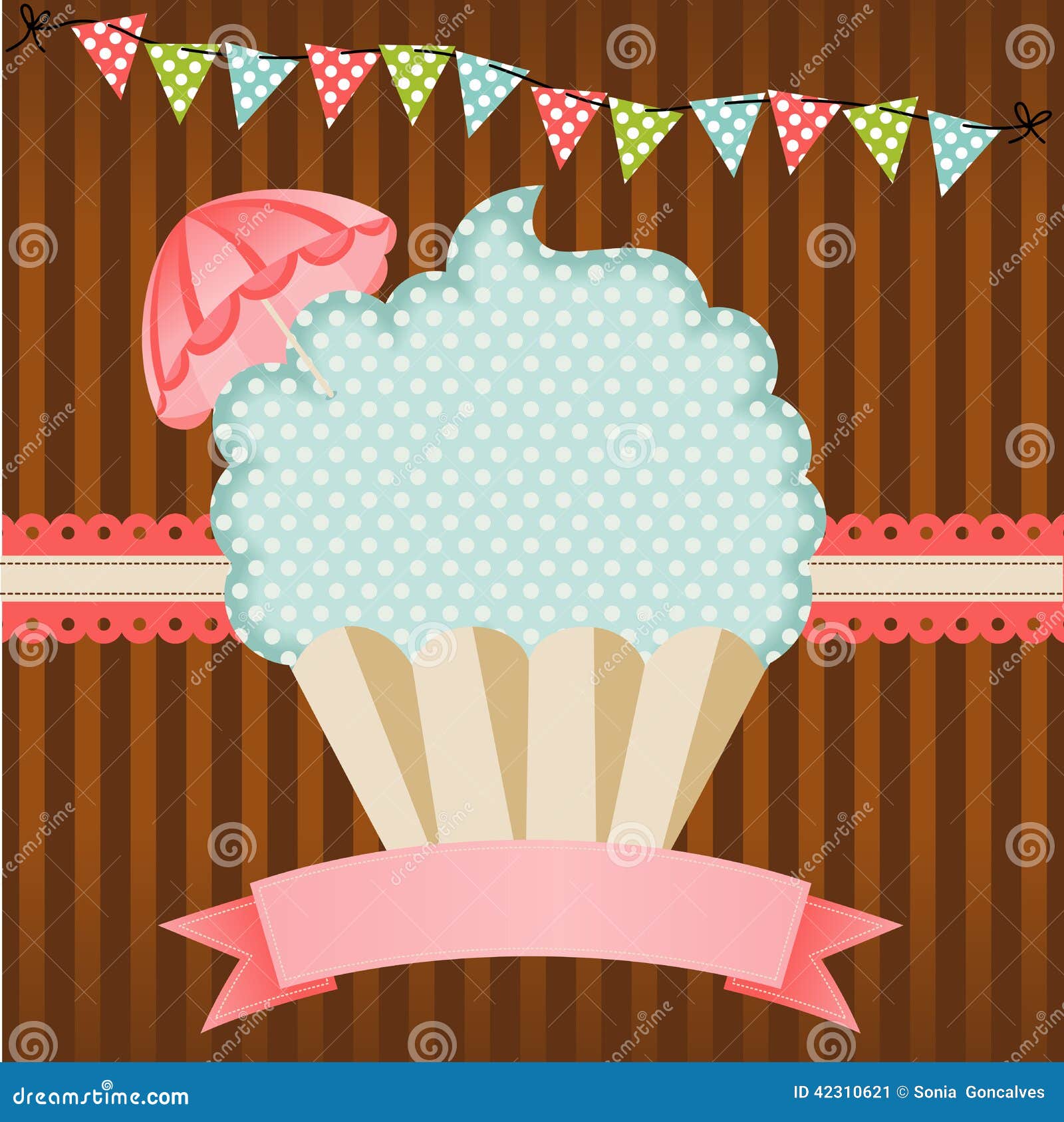 Cupcake label stock illustration. Illustration of ilustraasect - 42310621