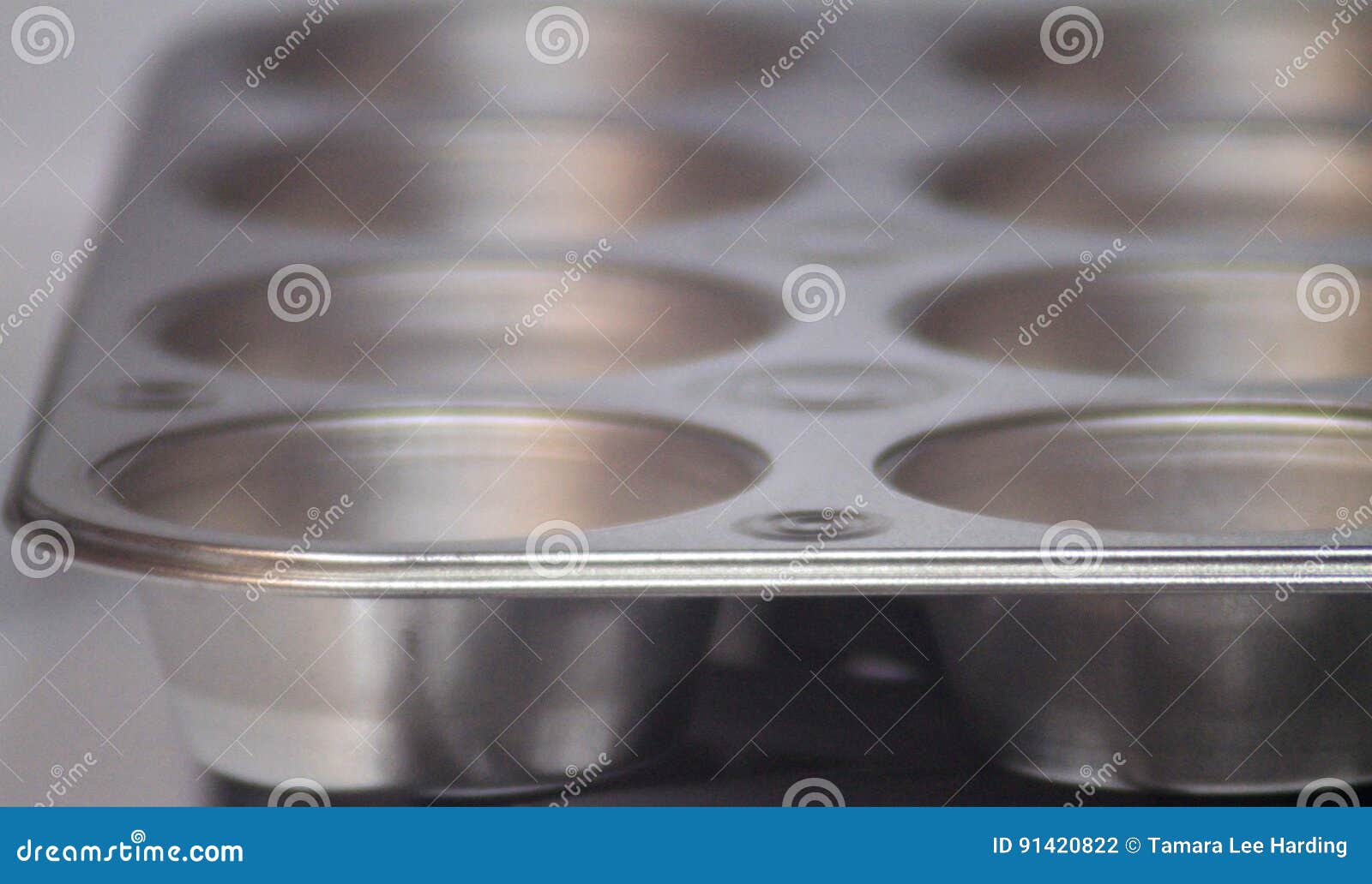 Cupcake or Muffin Pan, Empty, Background Image Stock Photo - Image of ...